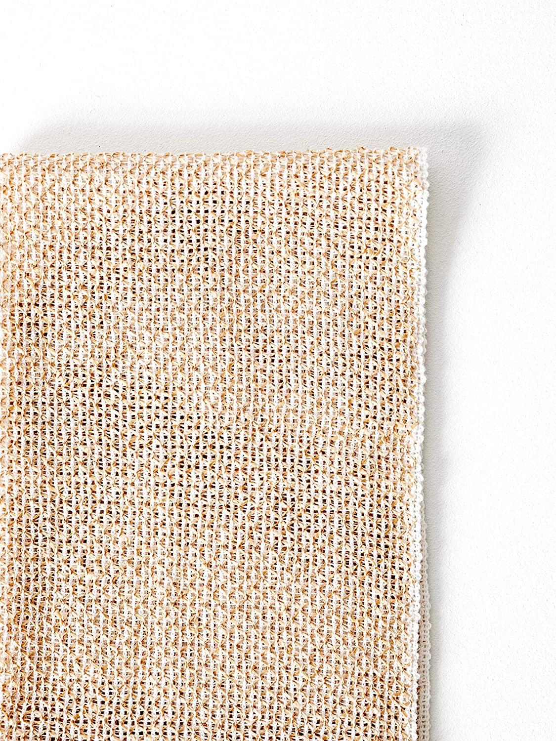 Sasawashi Exfoliating Washi Paper Mesh Body Scrub Towel - Gentle ...