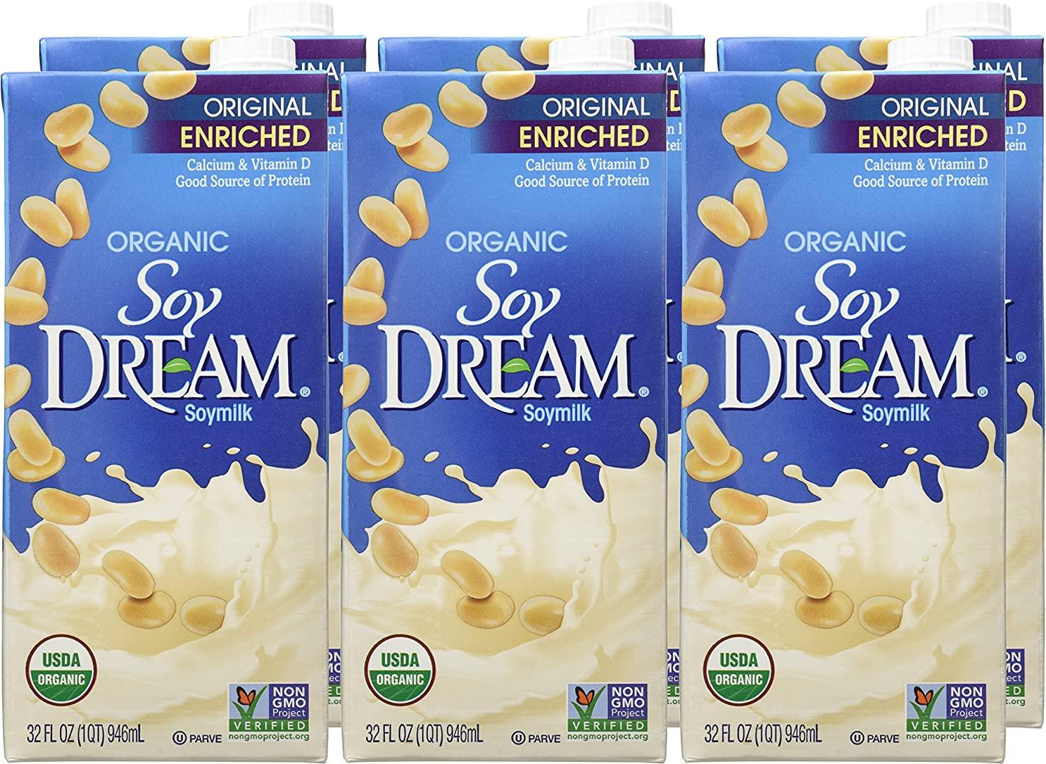 Soy Dream Enriched Original Organic Soymilk 32 Oz - Pack of 6 | Buy Now ...