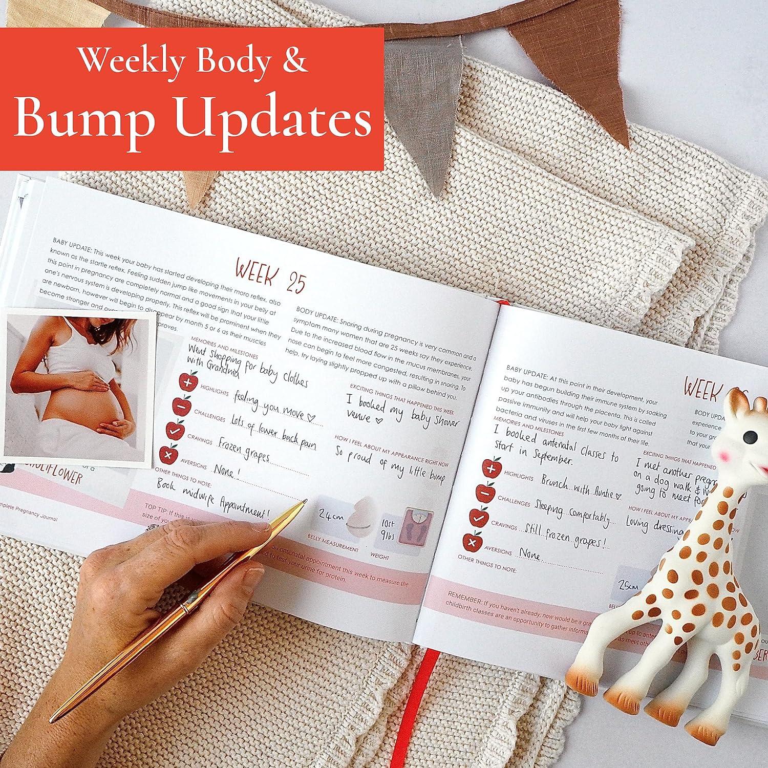 Pregnancy Journal and Memory Book: Expecting New Mums Diary - Calendar ...