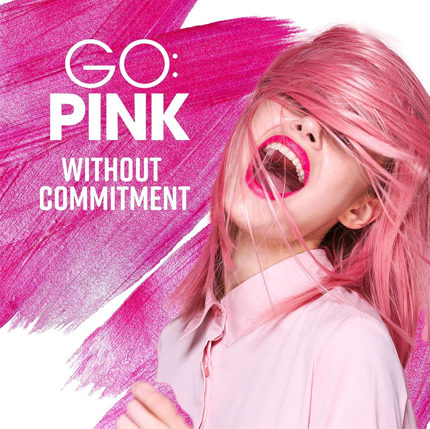 PROVOKE Go Pink Temporary Colour Hair Mask 300 ml - Vibrant Pink in 8 ...