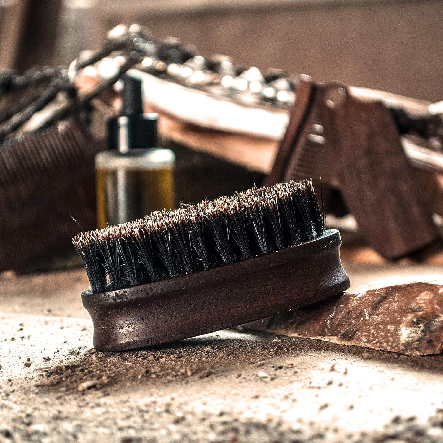 Premium Eisenbart Beard Brush with Wild Boar Bristles | Antistatic ...