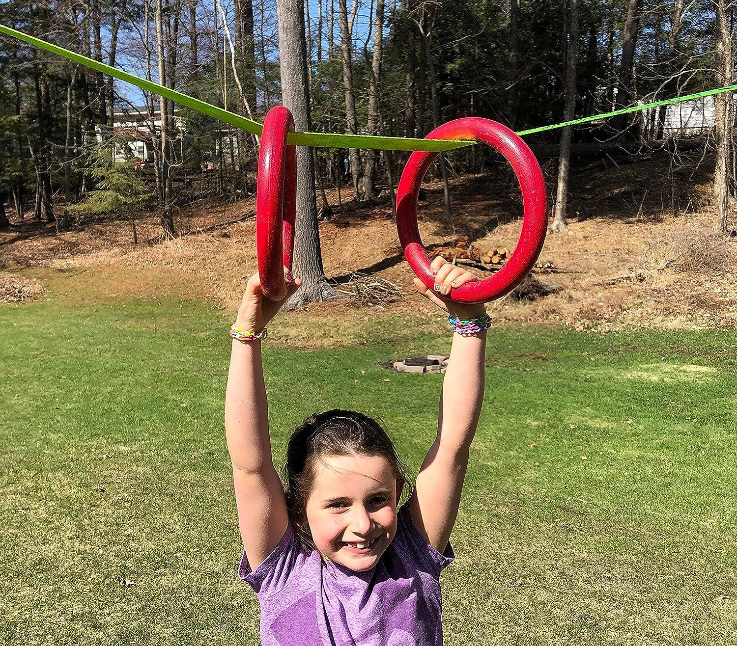 AP Plus Ninja Warrior Rings - Set of 2 Large Red for Traverse ...