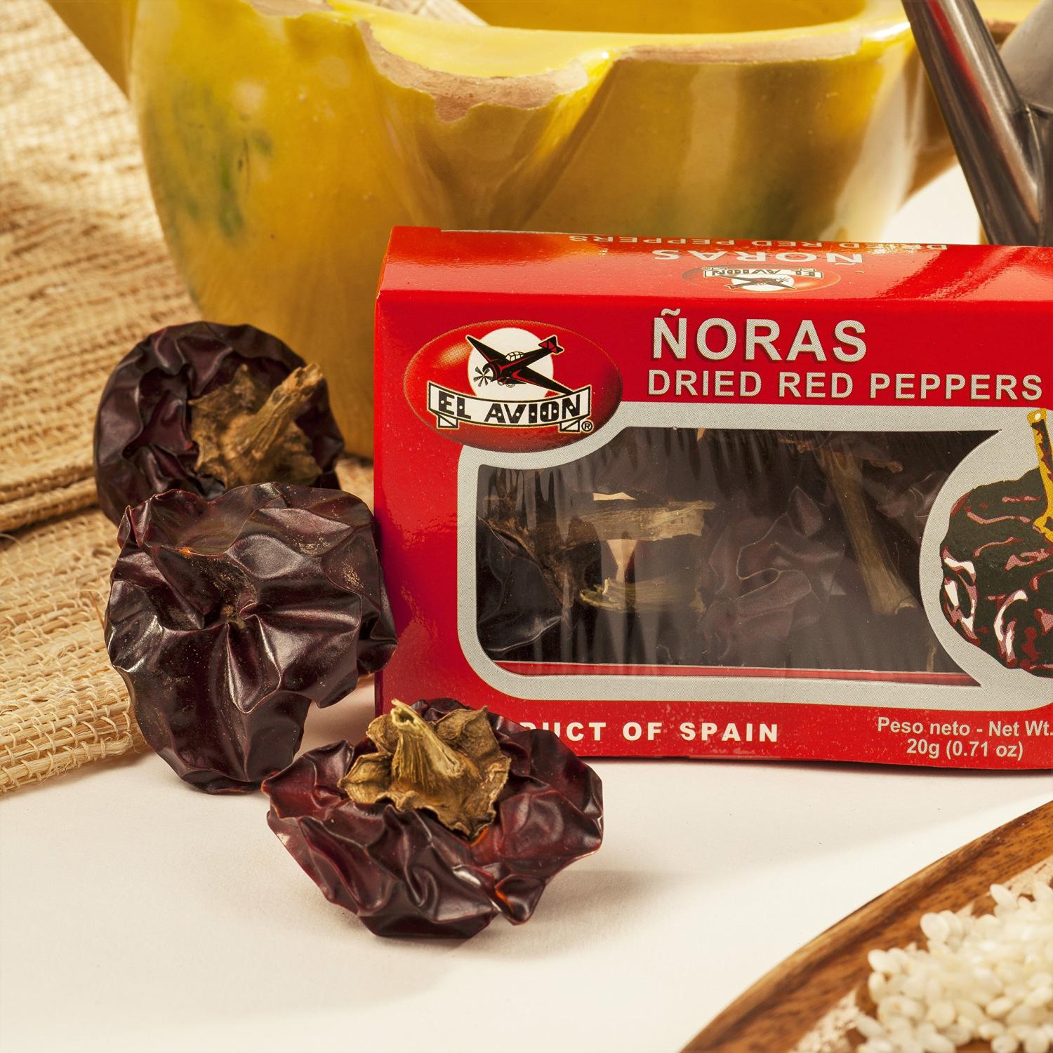 Dried Nora Peppers (Oras) 20g: Premium Quality Spanish Paprika Spice ...