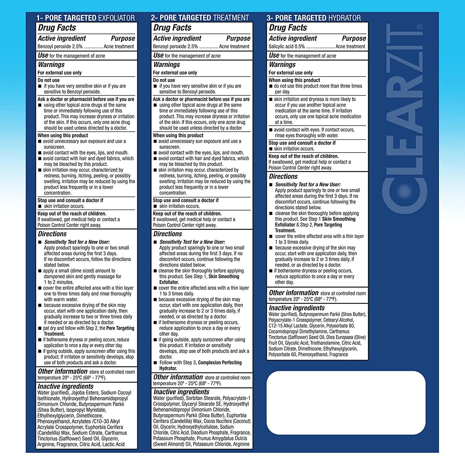 Clear Zit Acne Treatment Kit - 3 Step Pore Targeting System | Buy Now ...