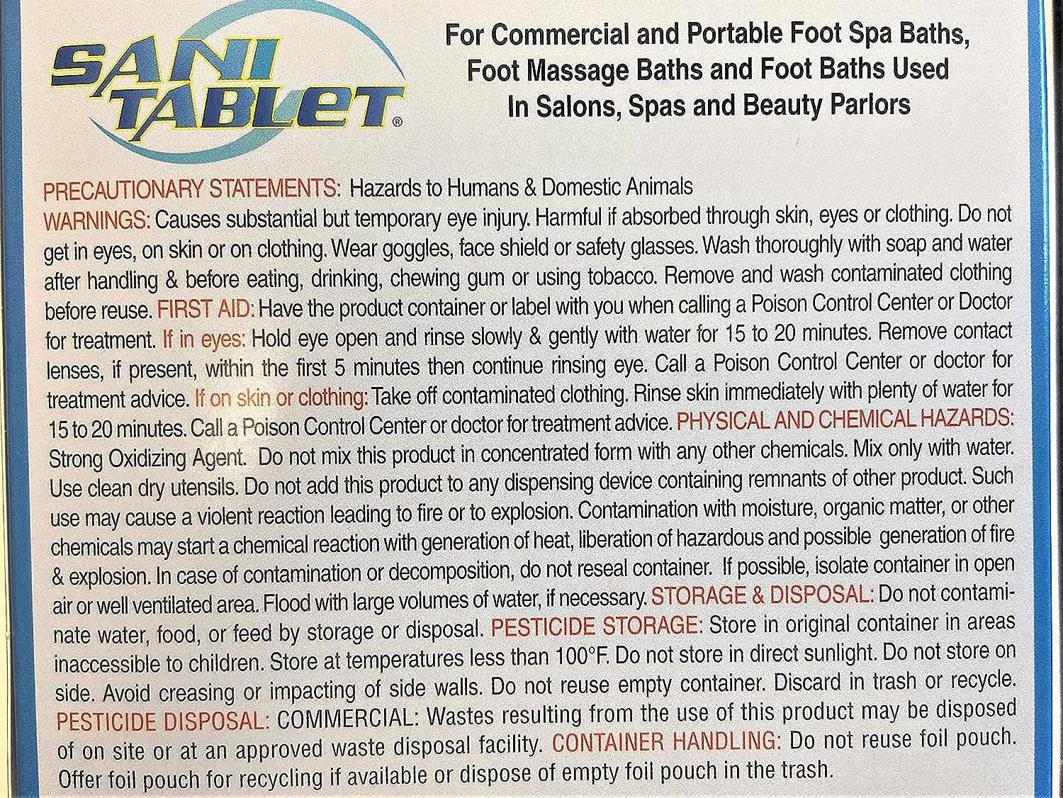 SANI CARE Sani-Tablet 100 Tablets (Model: SAN0100) by Sanicare