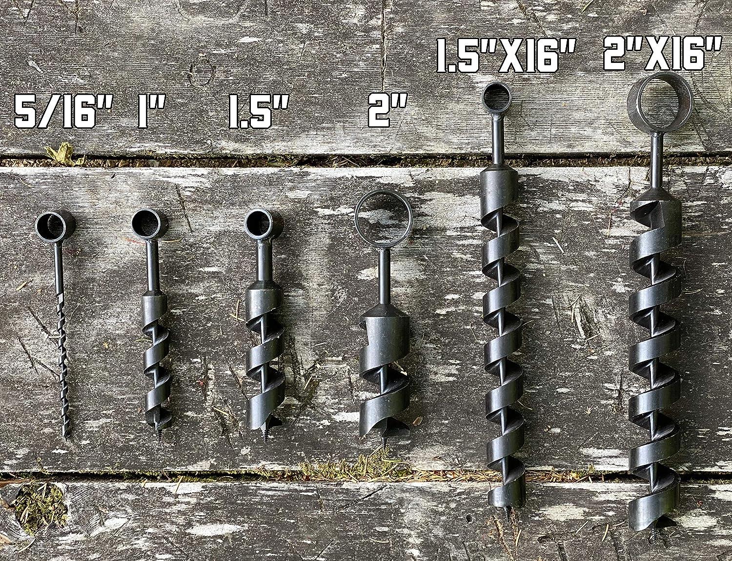 Scotch Eye Wood Auger Drill Bit for Bushcraft & Camping - Hand Auger ...