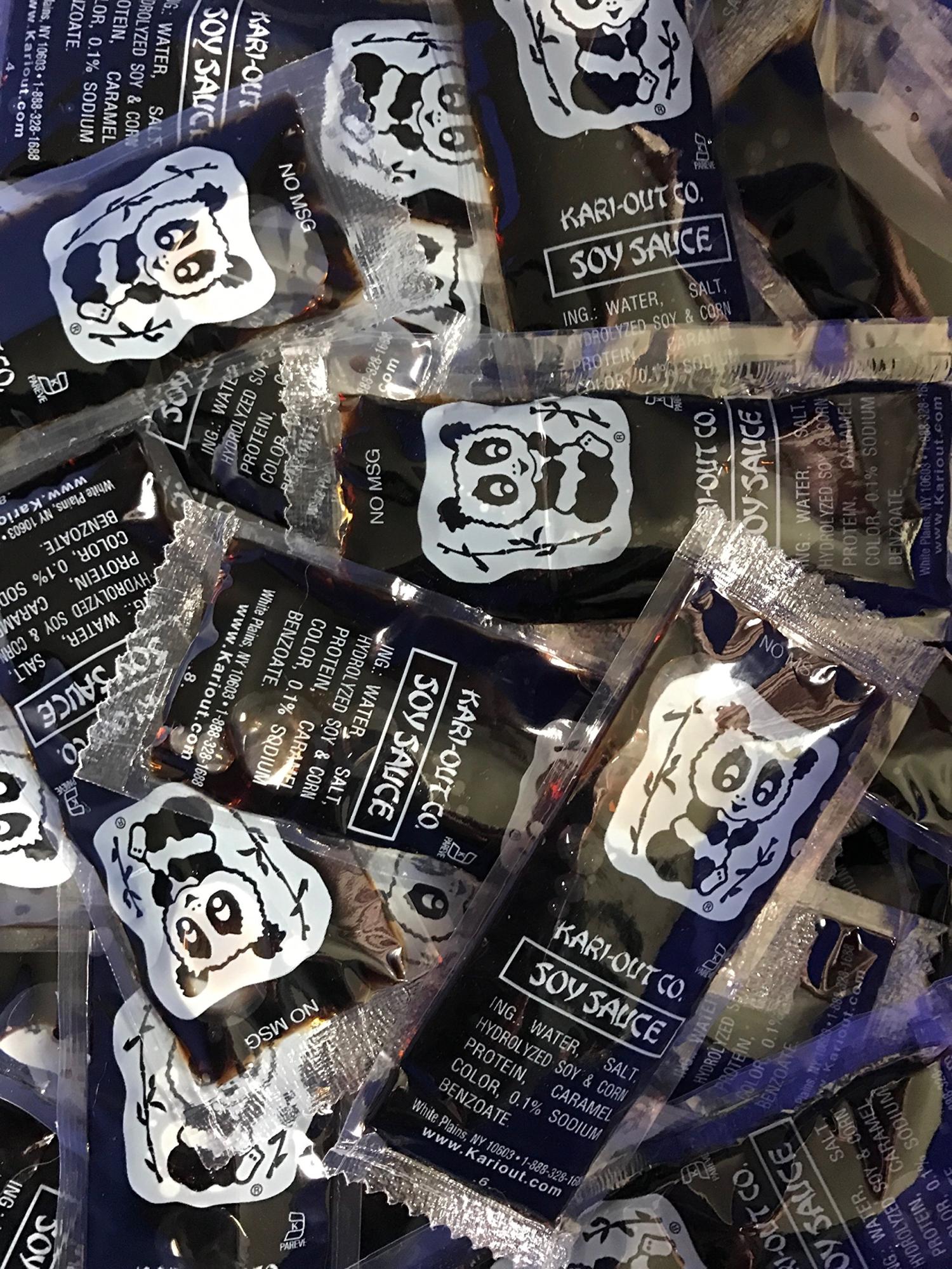 Panda Soy Sauce Packets - 100 Count (Pack of 1) | Convenient Individual ...
