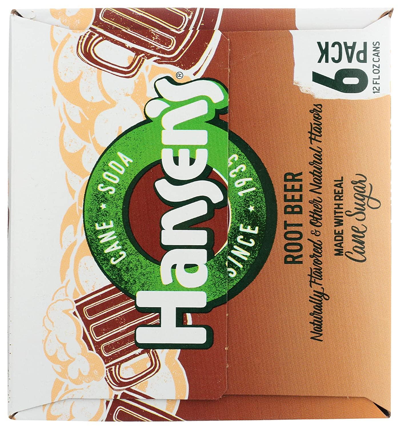 Hansen's Creamy Rootbeer 12 Fl Oz - 6 Pack | Refreshing Soda | Buy Now ...