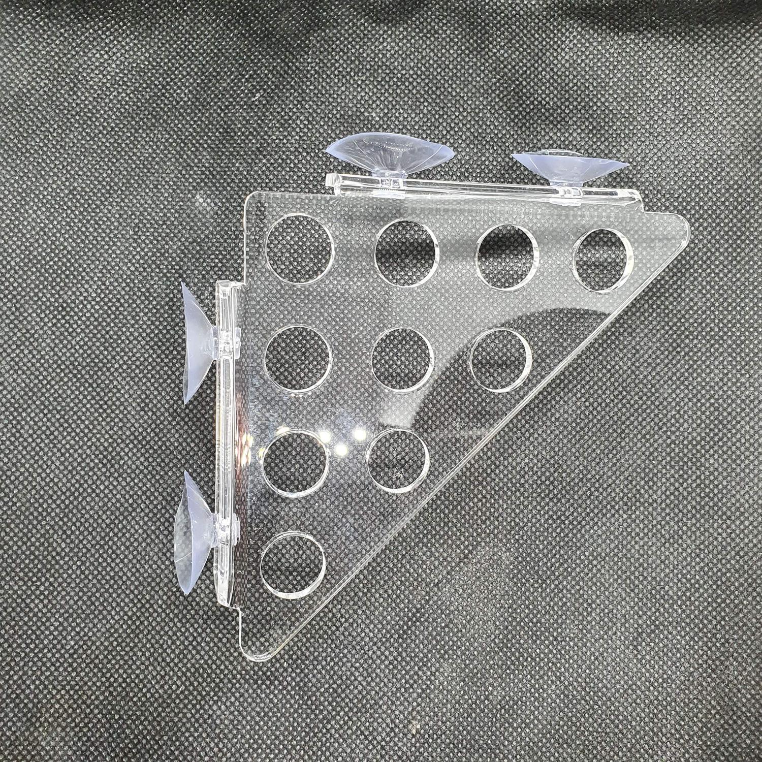 Coral Frag Rack ***NEW 10 HOLE ACRYLIC CORNER FRAG RACK*** zoa sps ...