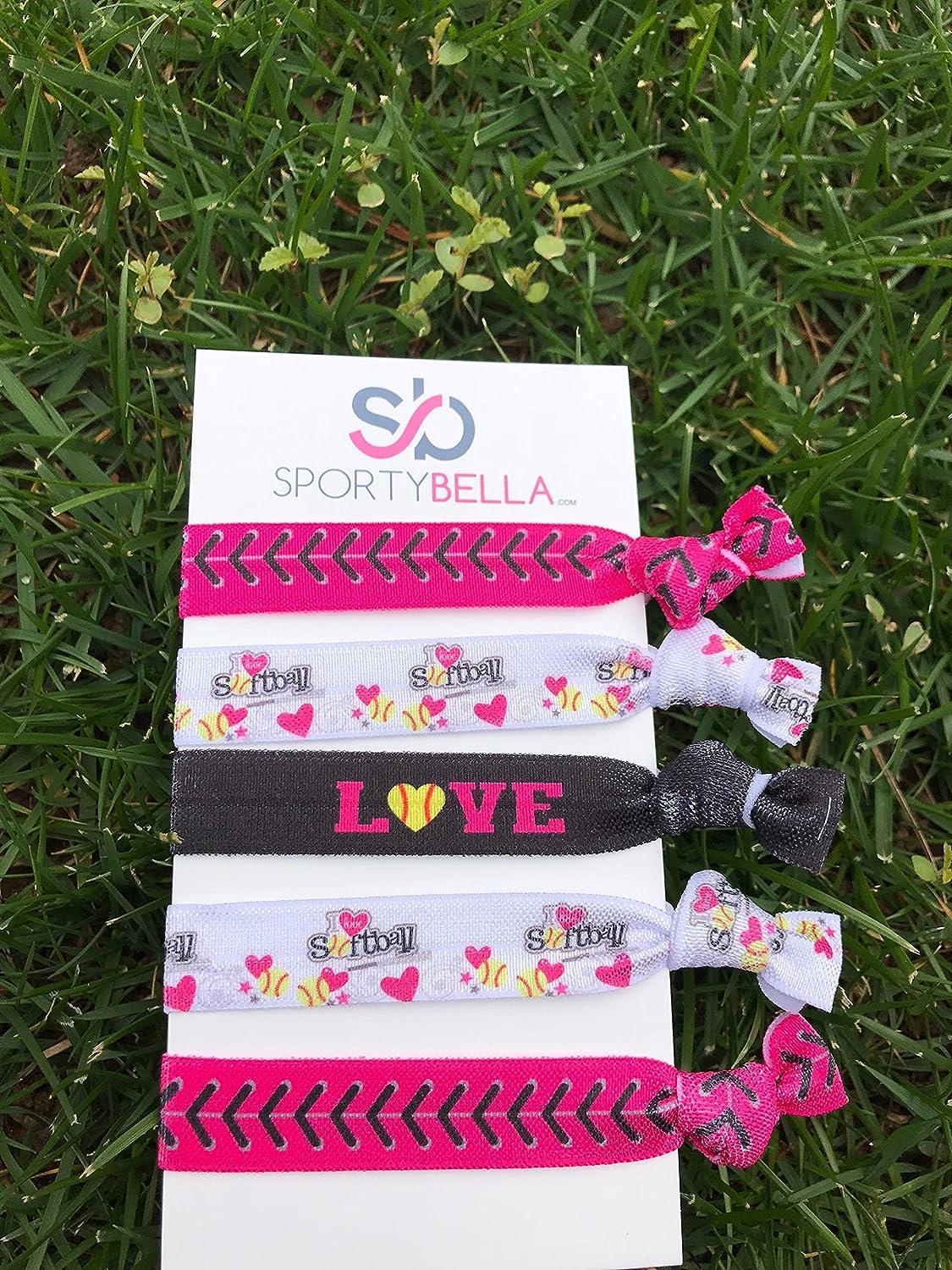 Infinity Collection Softball Hair Accessories | Girls Softball Hair ...