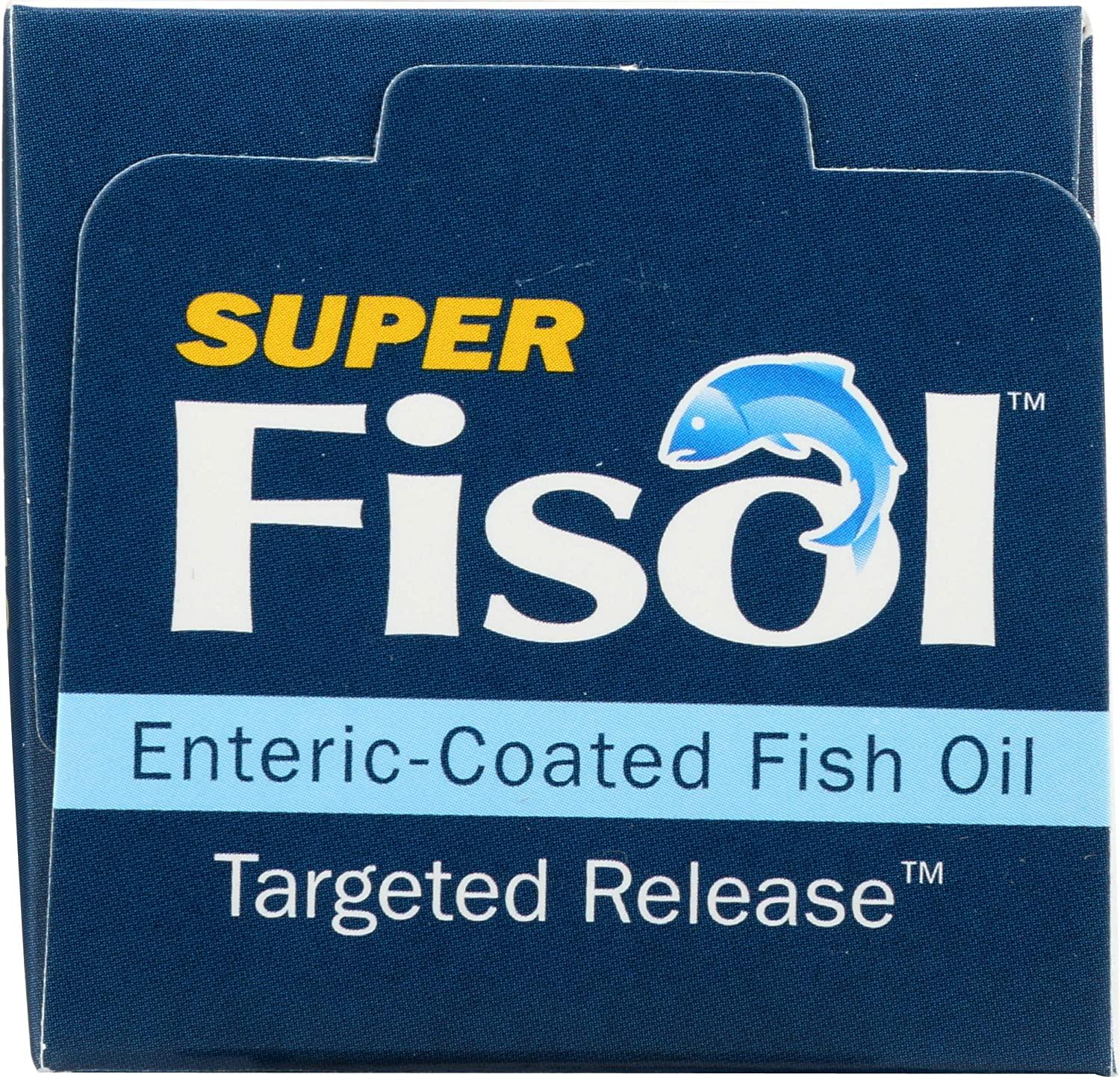 Nature's Way Super Fisol Fish Oil 70% EPA & DHA - No Fishy Burps, 90 ...