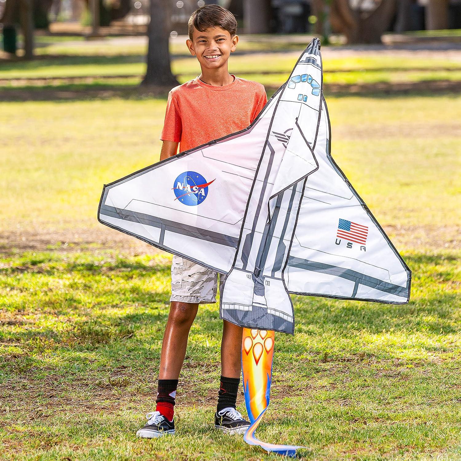 JOYIN Airplane/Spaceship Kite Easy to Fly Huge Kites for Kids and ...