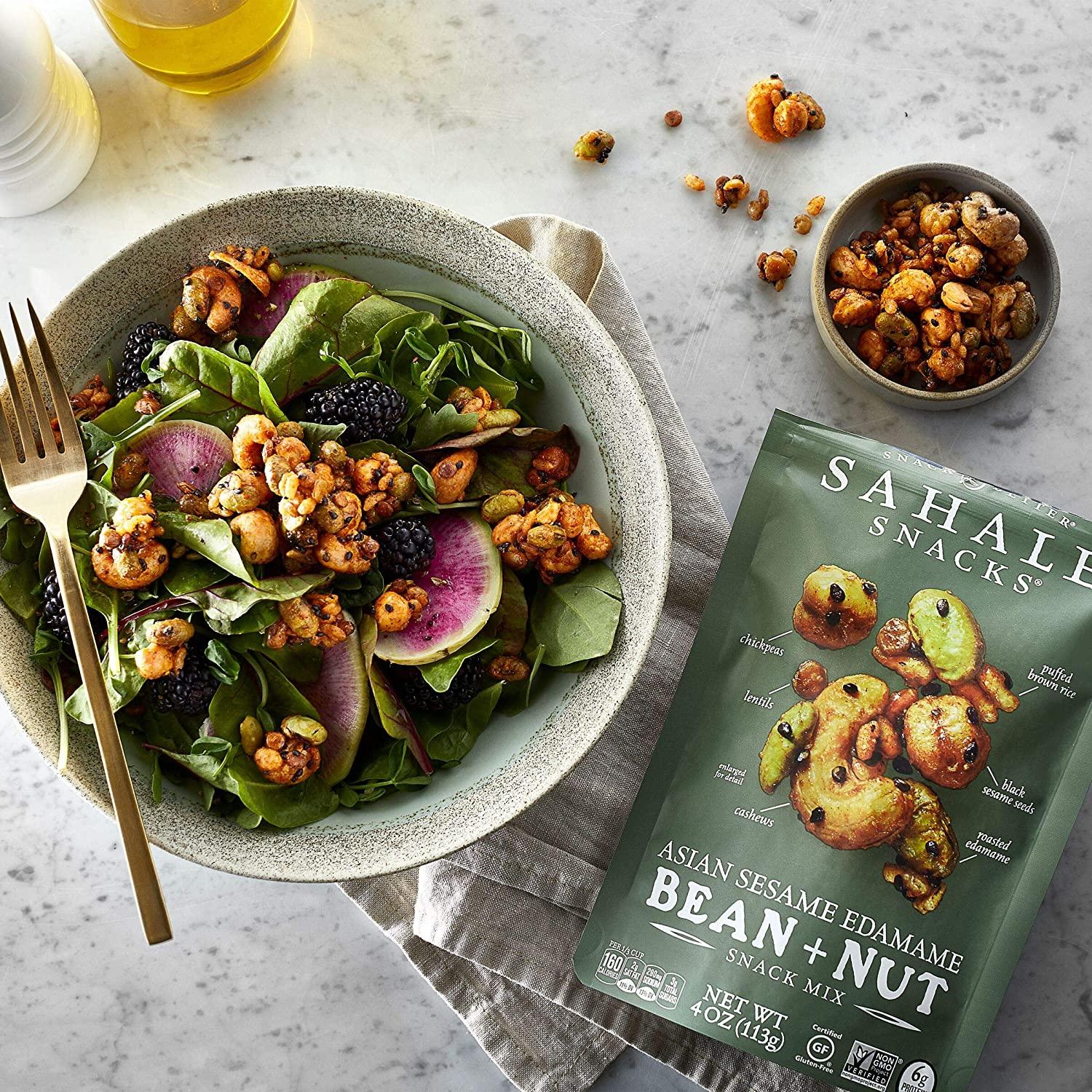 Sahale Snacks Asian Sesame Edamame & Nut Snack Mix - 4 oz | Healthy ...