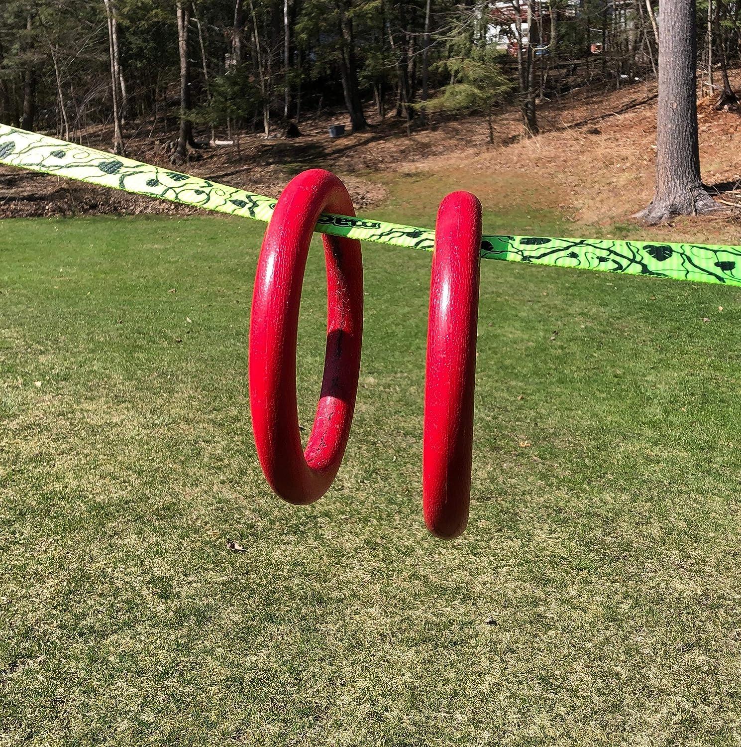 AP Plus Ninja Warrior Rings - Set of 2 Large Red for Traverse ...