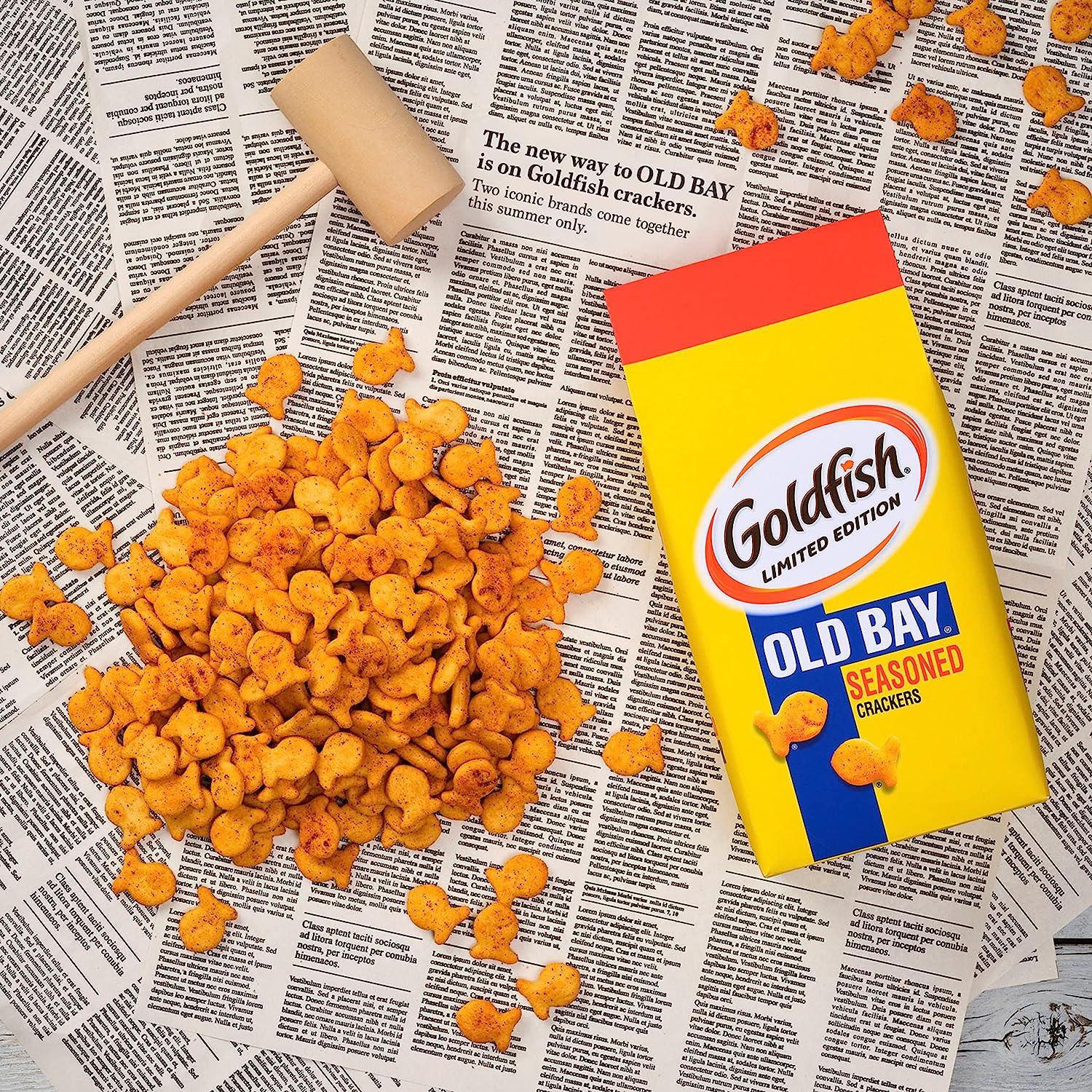 Goldfish Crackers Old Bay Seasoned Limited Edition Snack Crackers - 6.6 ...