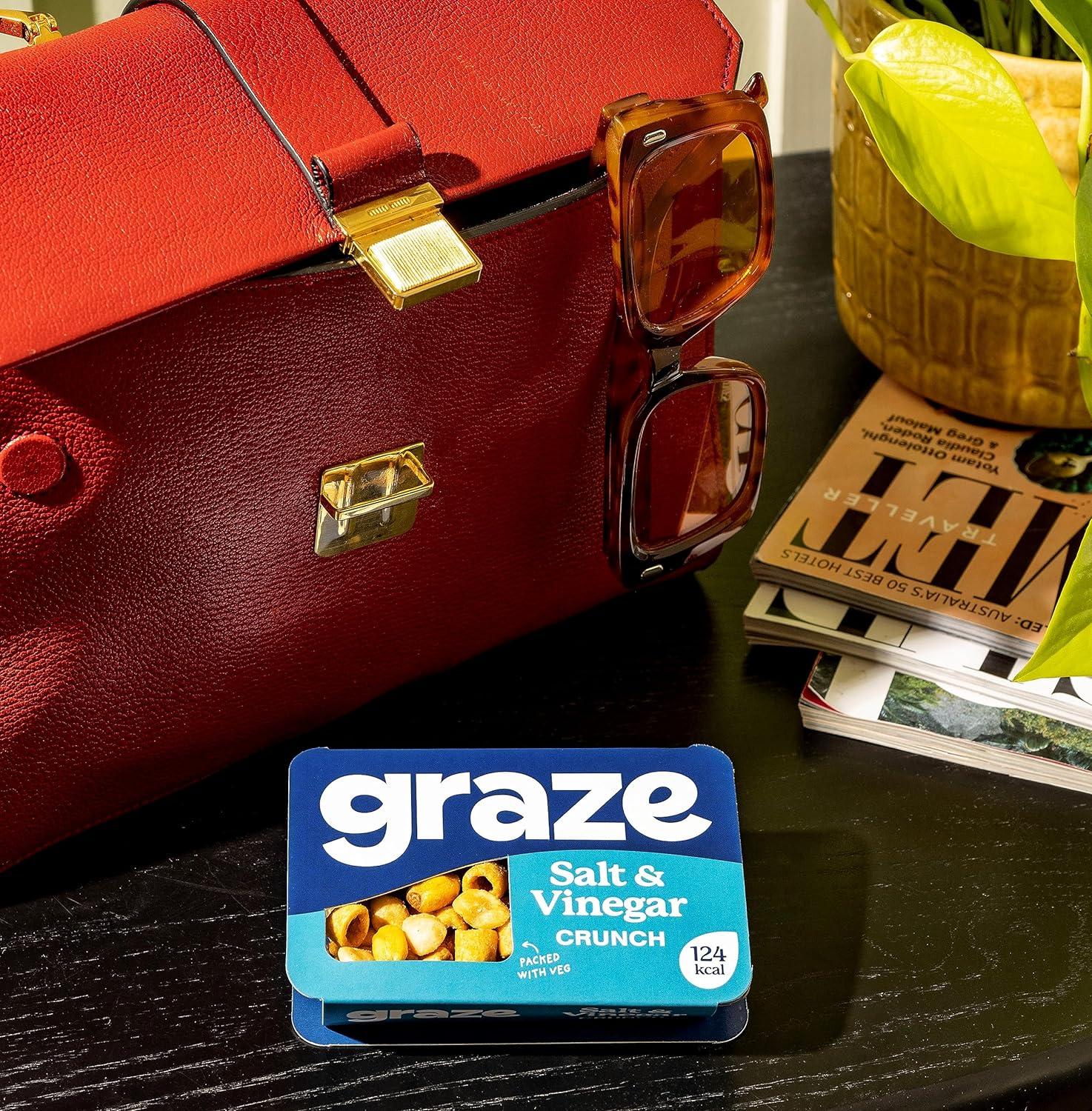 Graze - Salt & Vinegar and Salt & Pepper bundle snacks - Vegan Savoury ...