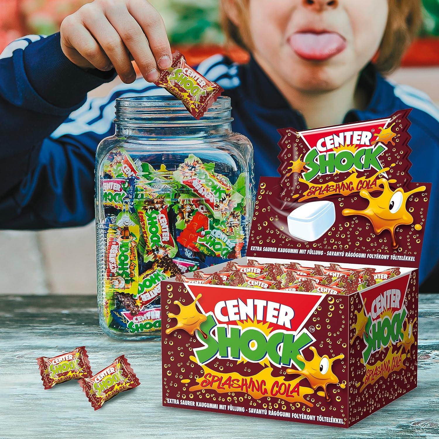 Center Shock Splashing Cola Chewing Gum - 100 Pieces Box | Water ...
