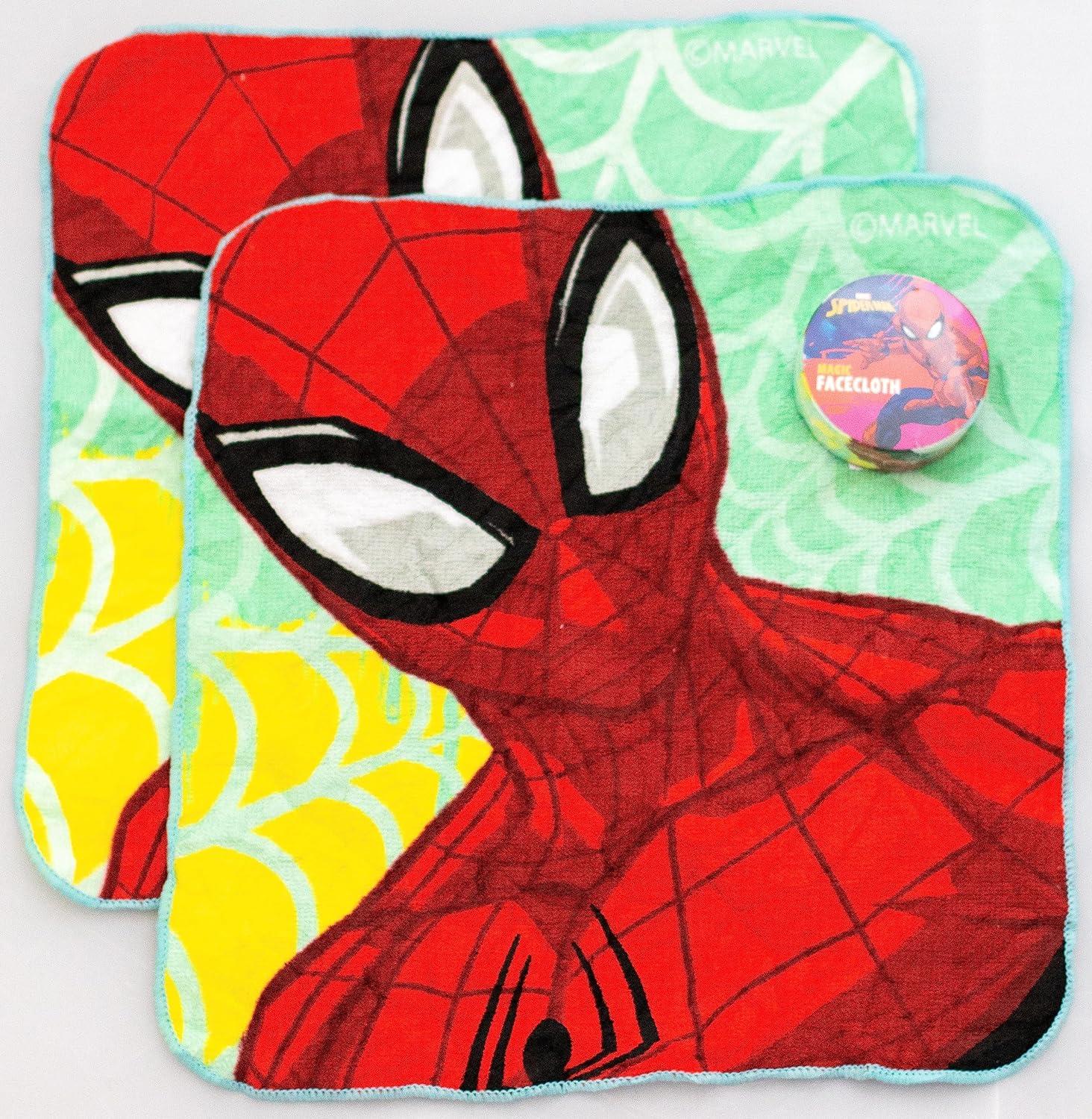 Spiderman Magic Face Cloth - Superhero Flannel for Kids | Buy Now with ...