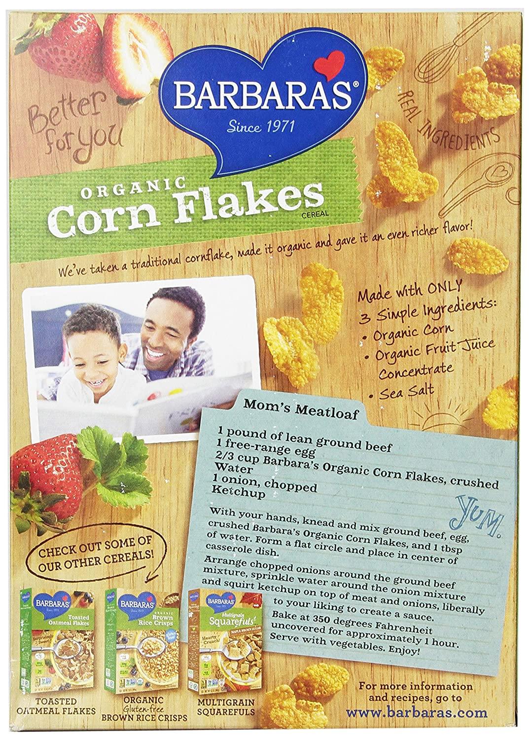 Barbara's Bakery Organic Corn Flakes Cereal - 9 oz | Healthy Breakfast ...