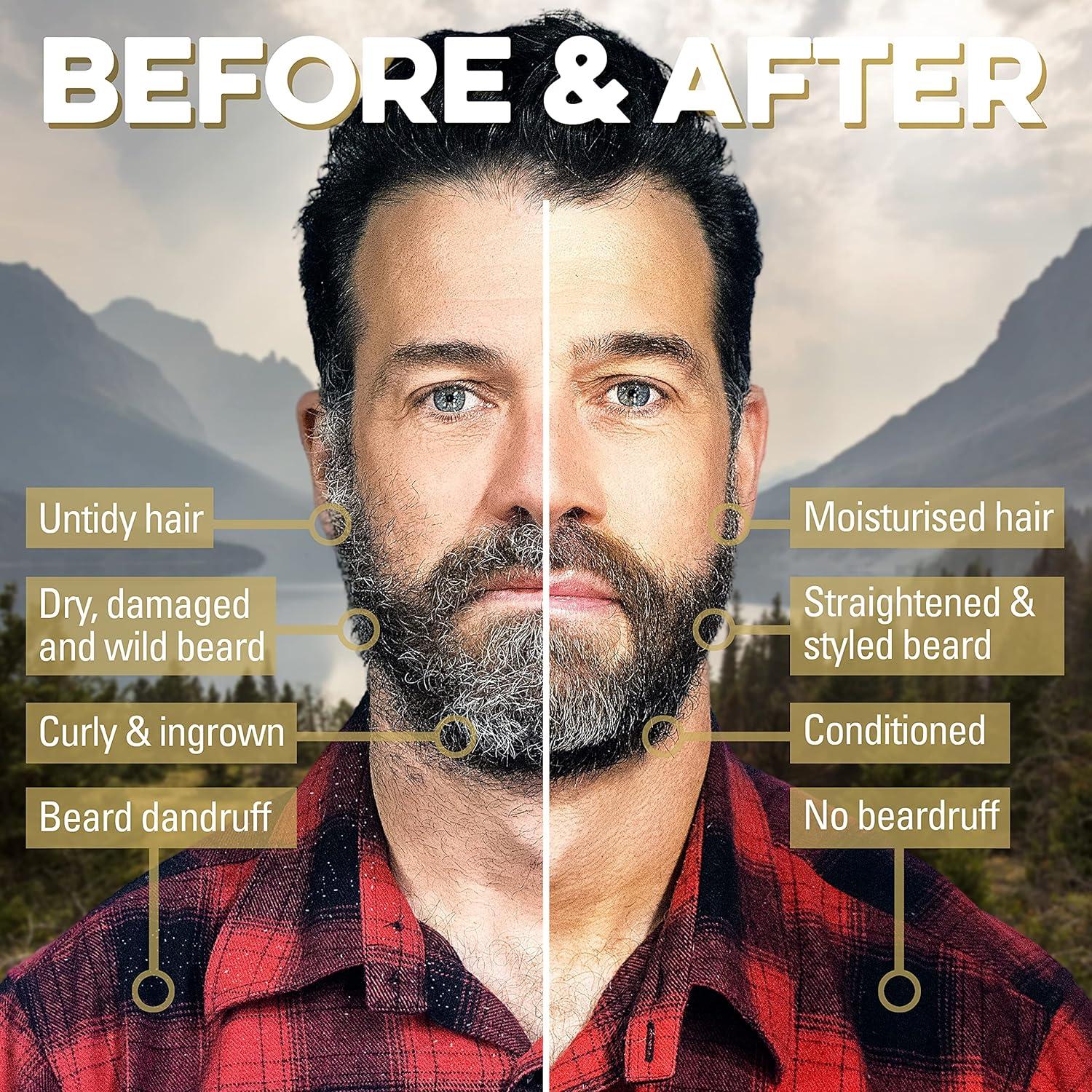 Gnarly Joe Beard Styling Wax for Men - 50g, 60ml Triple-Action Balm ...