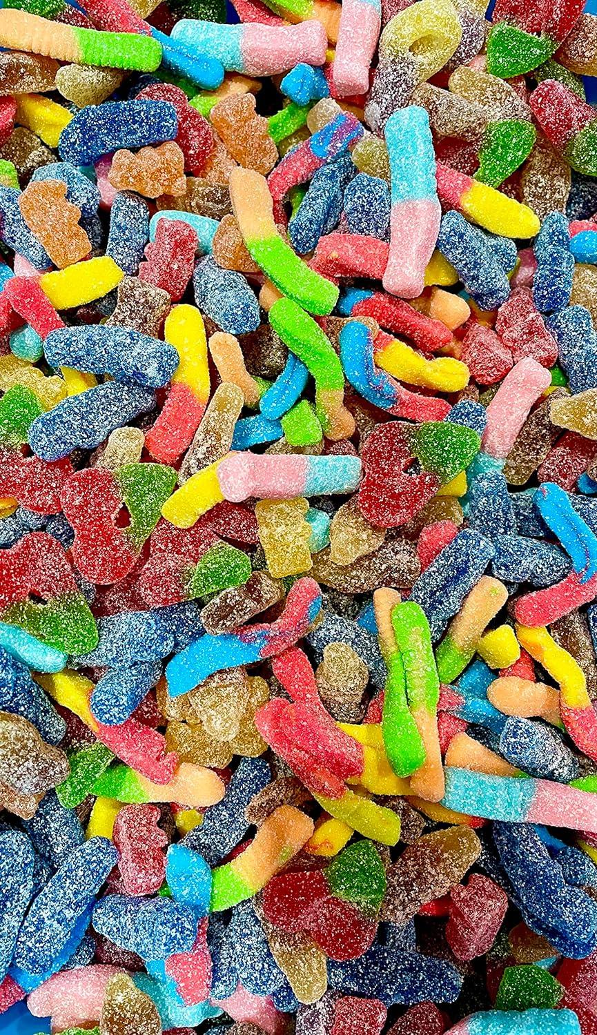 Pick & Mix Sweets 900g Resealable Pouch - Gummy Jelly Fizzy Sour Pick N ...