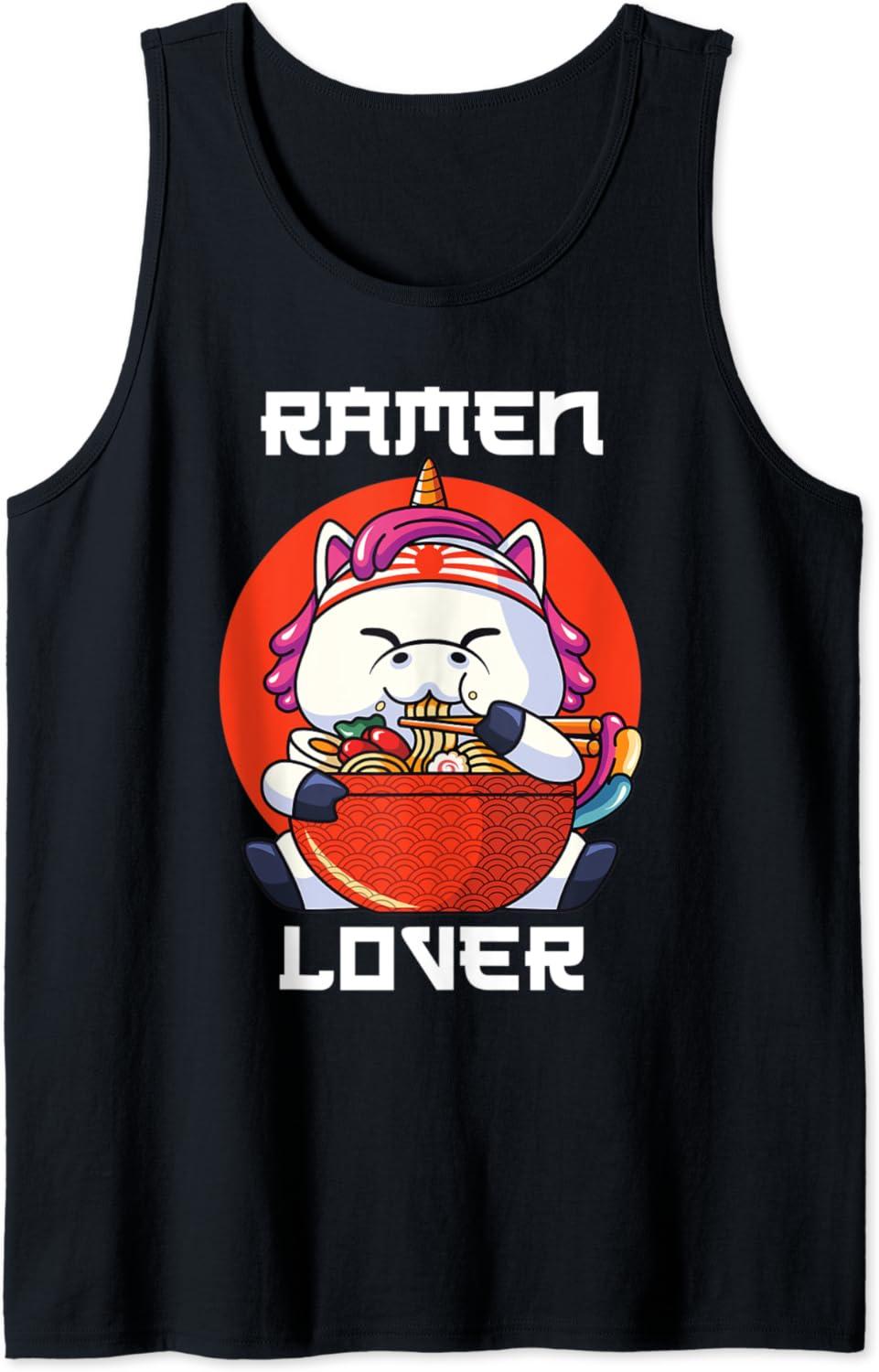 Ramen Noodle Soup Unicorn Tank Top | Buy Now with Express International ...