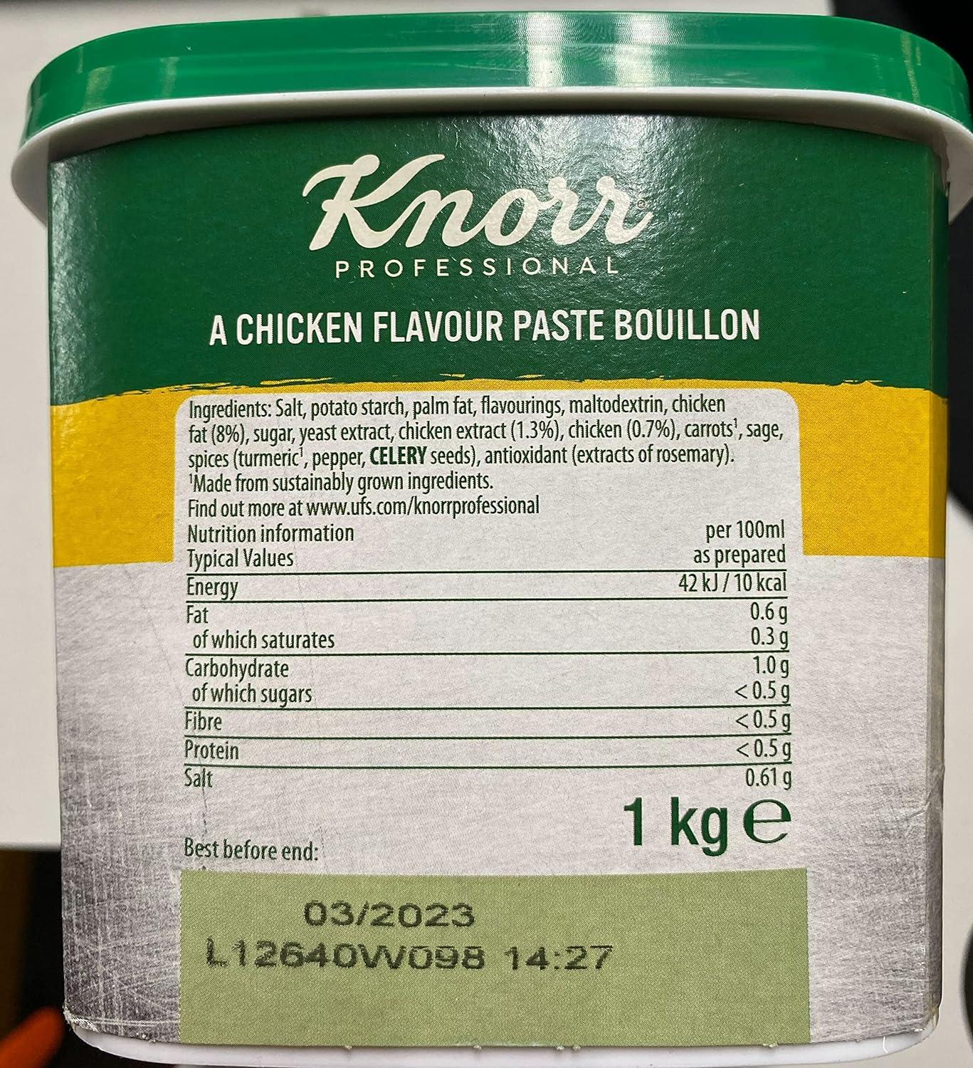 Knorr Gluten Free Chicken Bouillon Paste 1kg (Pack of 1) | Buy Now with ...