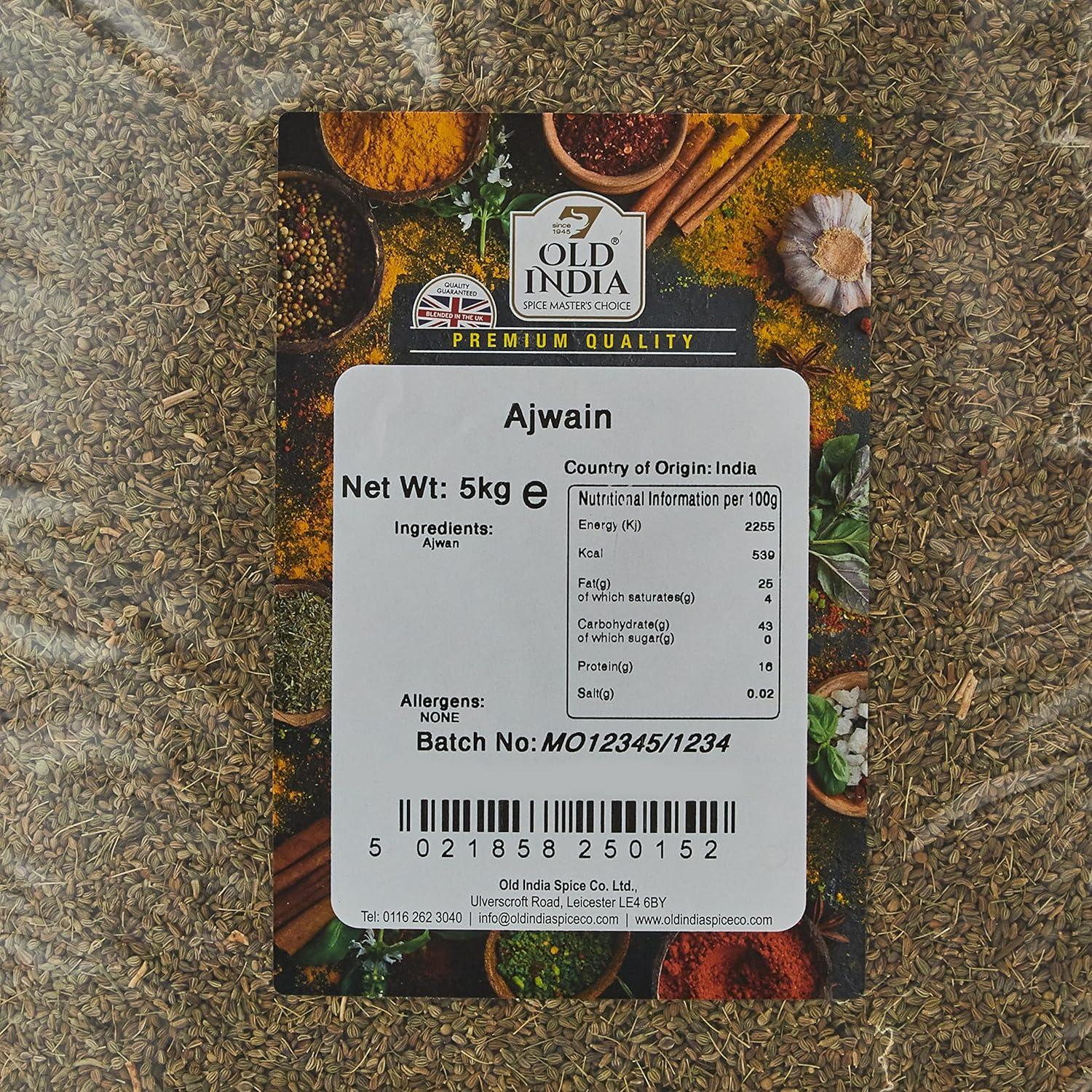 Premium Old India Ajwain (Carom Seeds) - 5kg | High Quality Spice for ...
