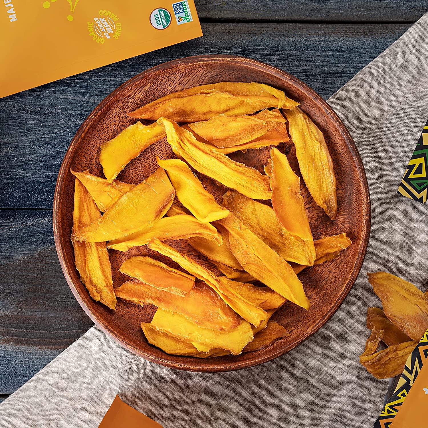 Organic Dried Mango Pack - Healthy Vegan Snacks for Kids & Adults ...