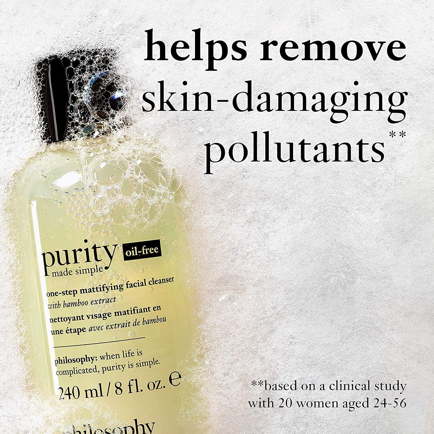 Philosophy Purity Made Simple Cleanser 8 Fl Oz - Gentle Facial Cleanser ...