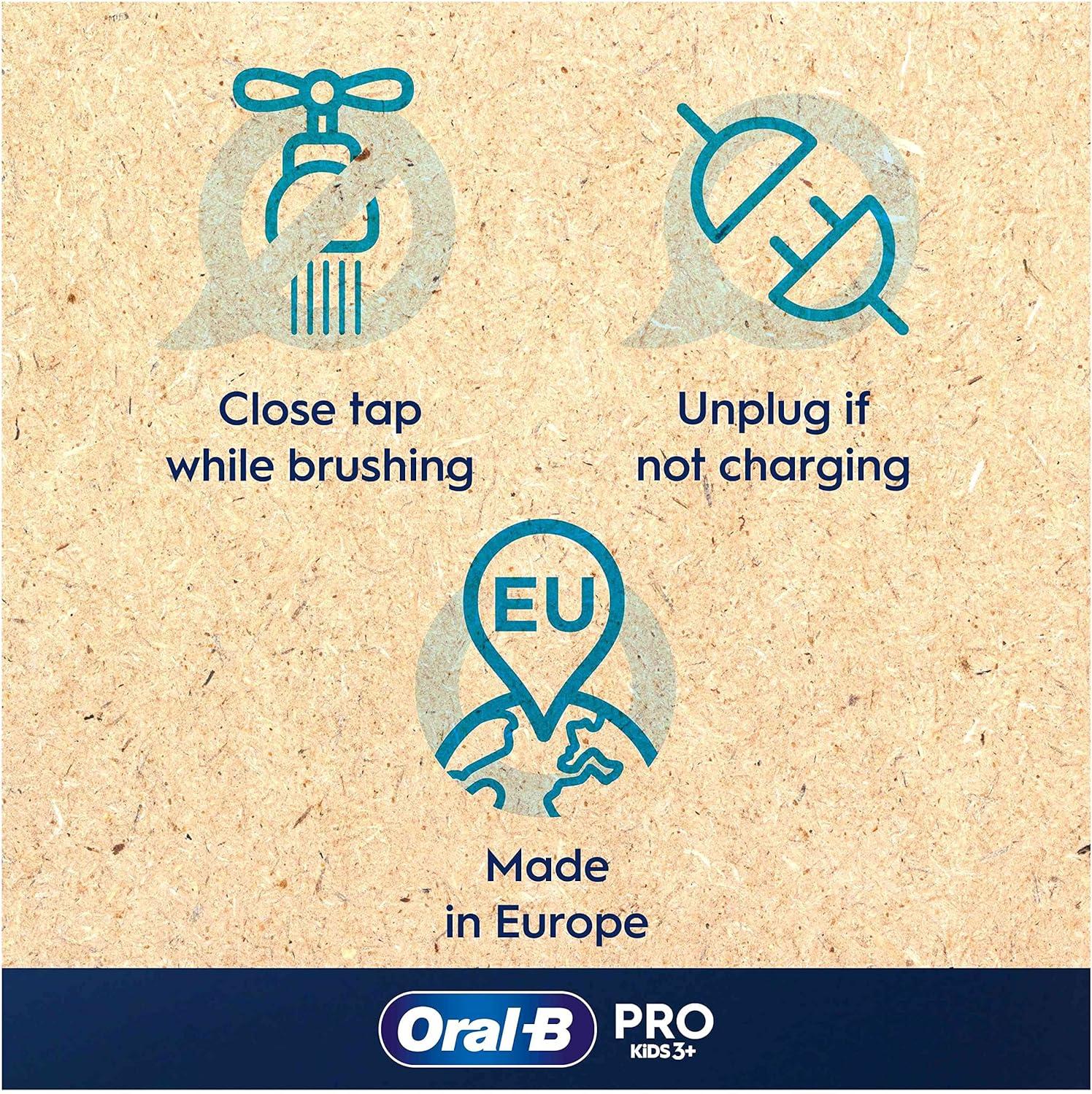 Oral-B Pro Kids Electric Toothbrush Gift Set | Disney Princess Stickers ...