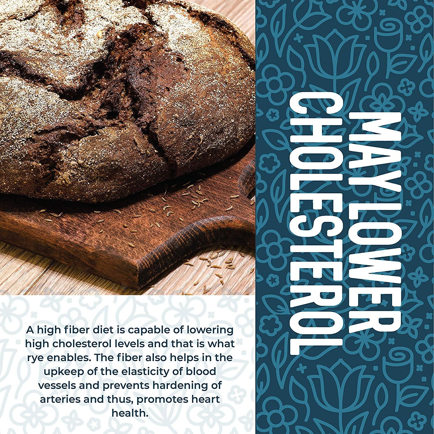 2lb Dark Rye Flour - Pumpernickel Rye Bread Flour for Baking - 100% ...