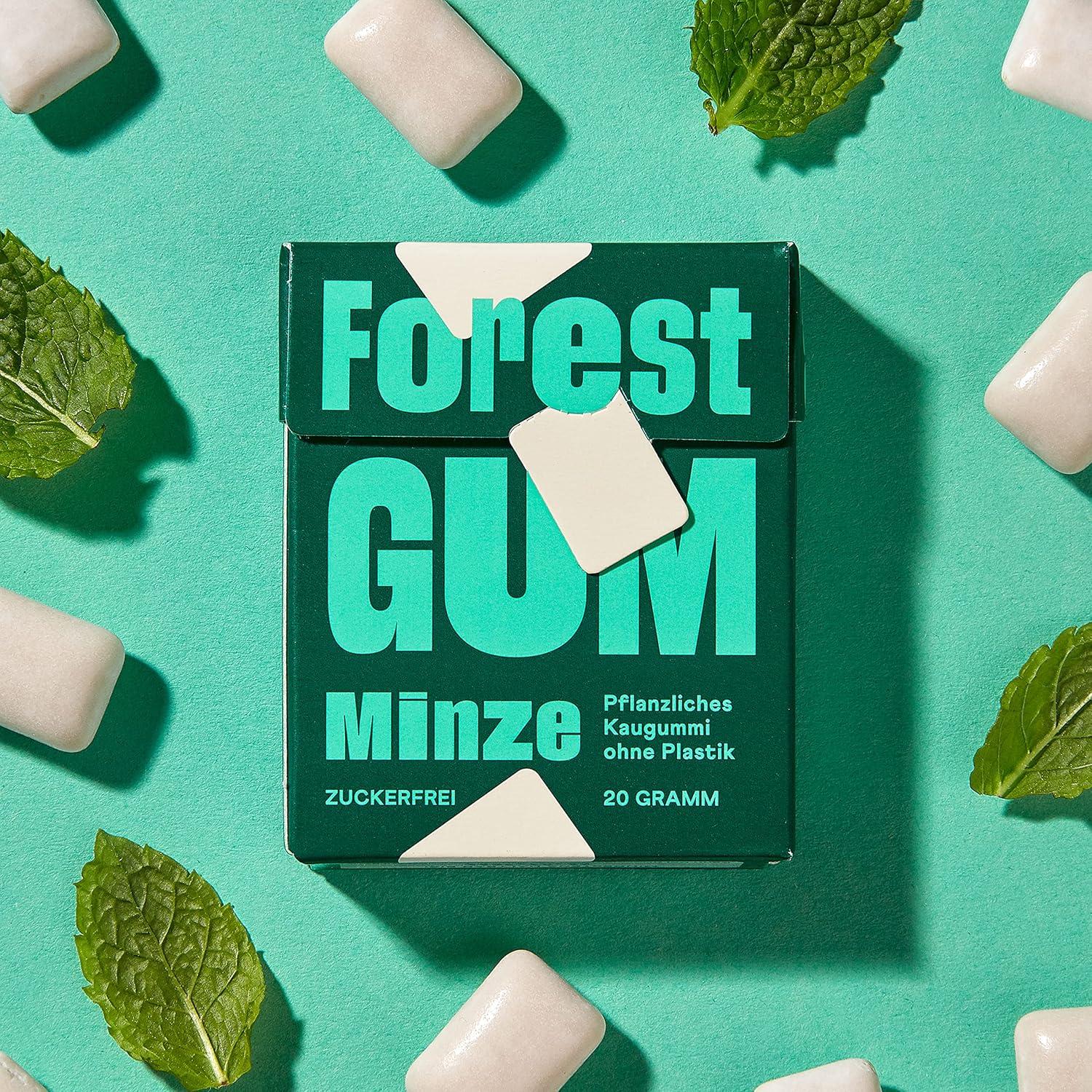 Forest Gum Mint | Vegan Vegetable Mint Chewing Gum | Sugar-Free ...