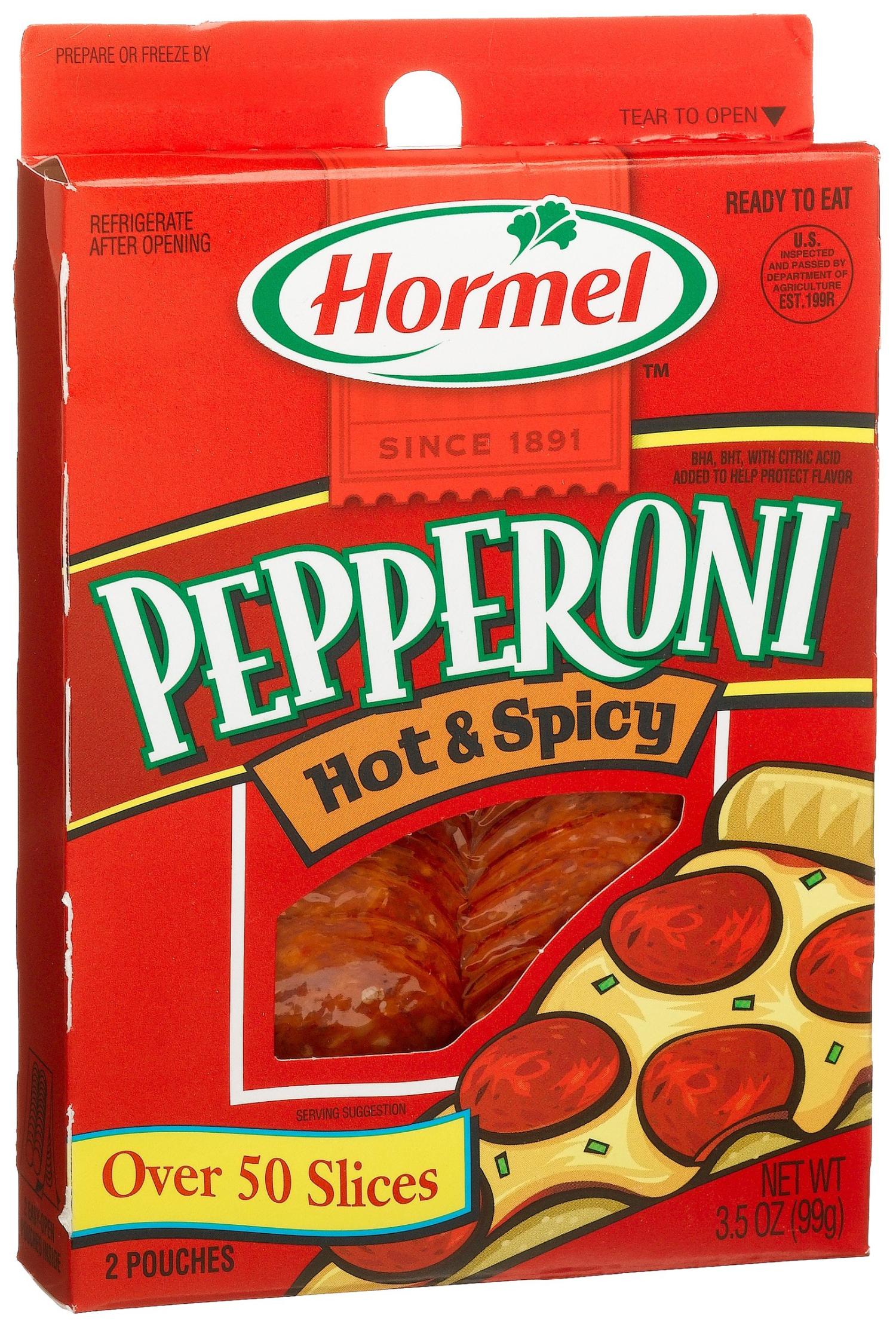 Hormel Hot & Spicy Pepperoni 3.5 oz - Exquisite Flavor for Your Snacks ...
