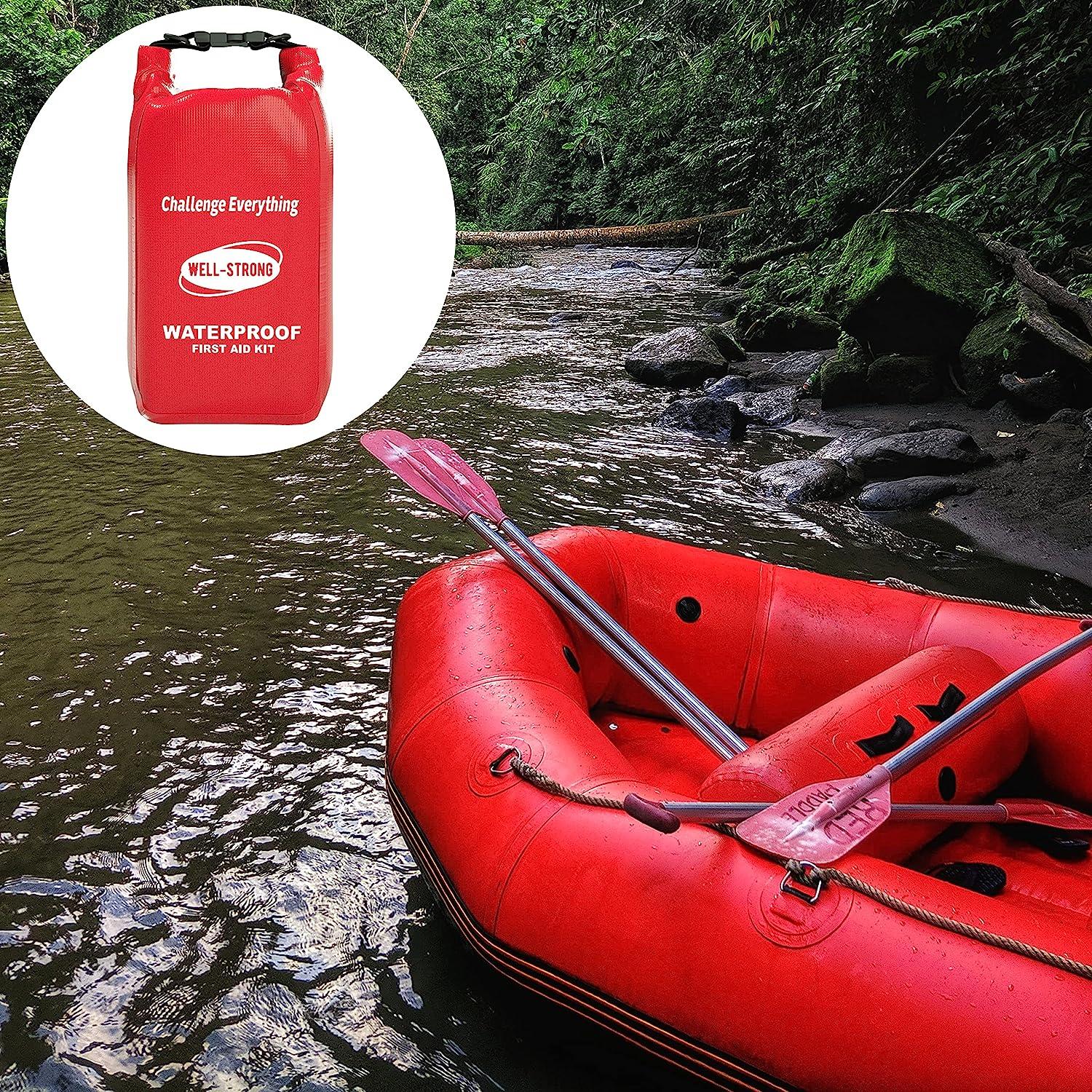 WELL-STRONG Waterproof First Aid Kit Roll Top - Boat Emergency Kit for ...
