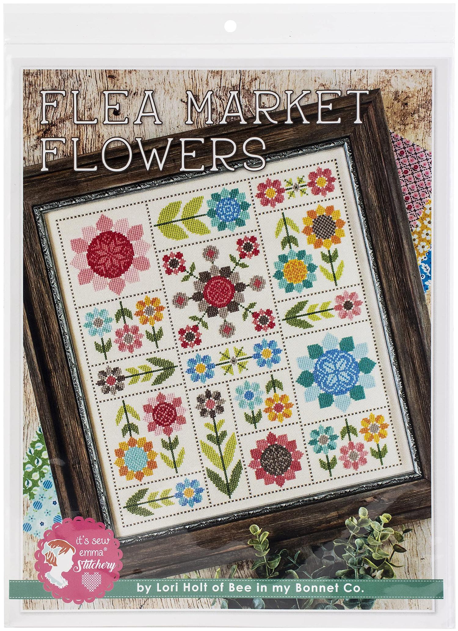Sew Emma Flea Market Flowers Cross Stitch Pattern | Shop Now | Buy Now ...