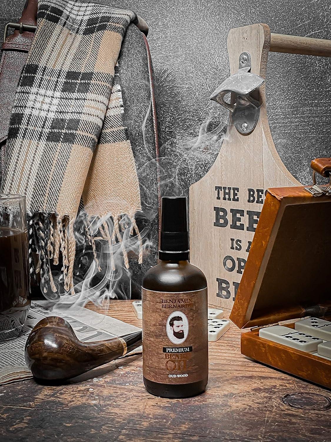 Premium Beard Oil by Benjamin Bernard - Male Grooming Blend with ...