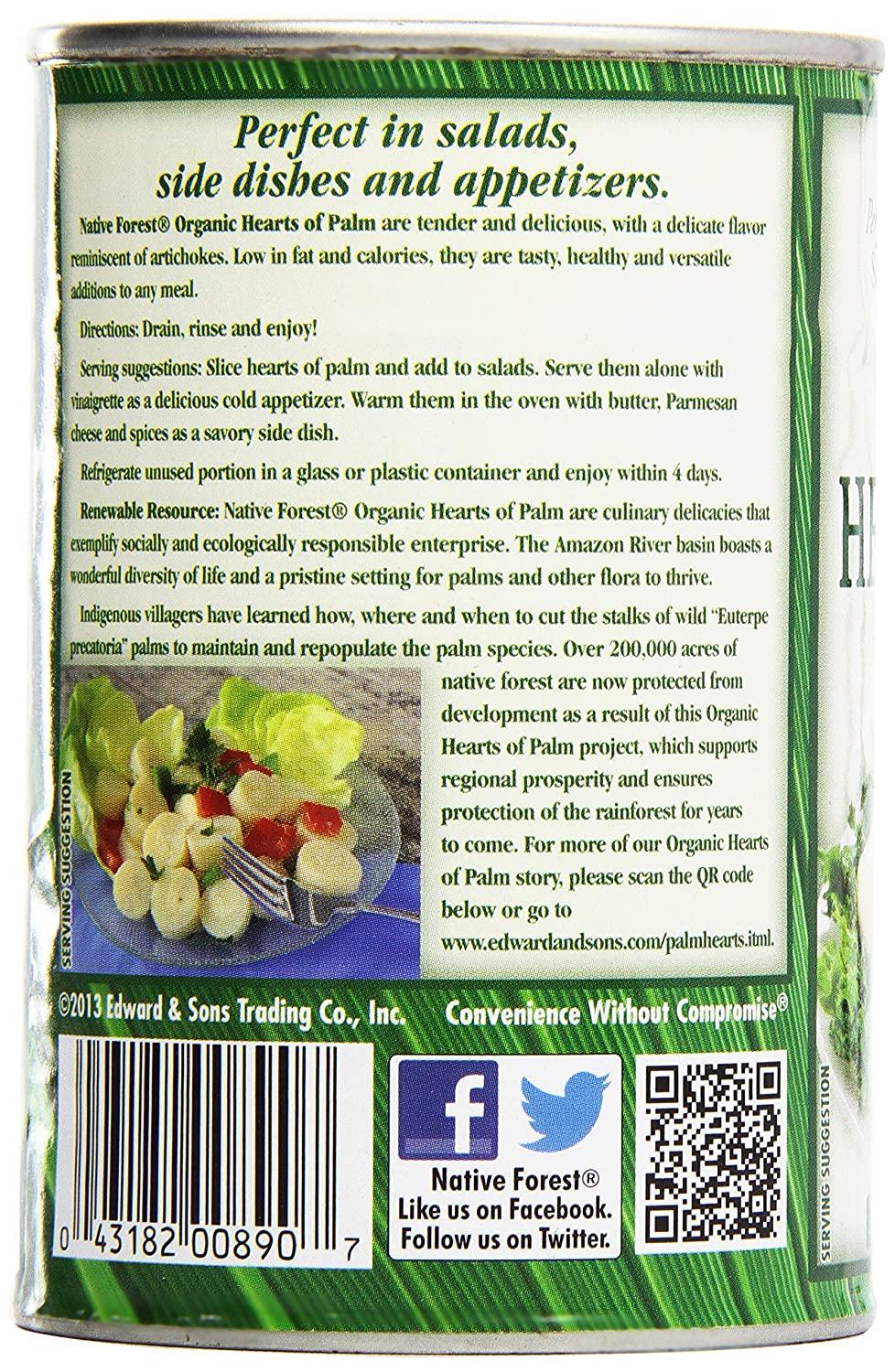 Native Forest Organic Hearts of Palm 14 oz | Buy Now with Express International Delivery ...