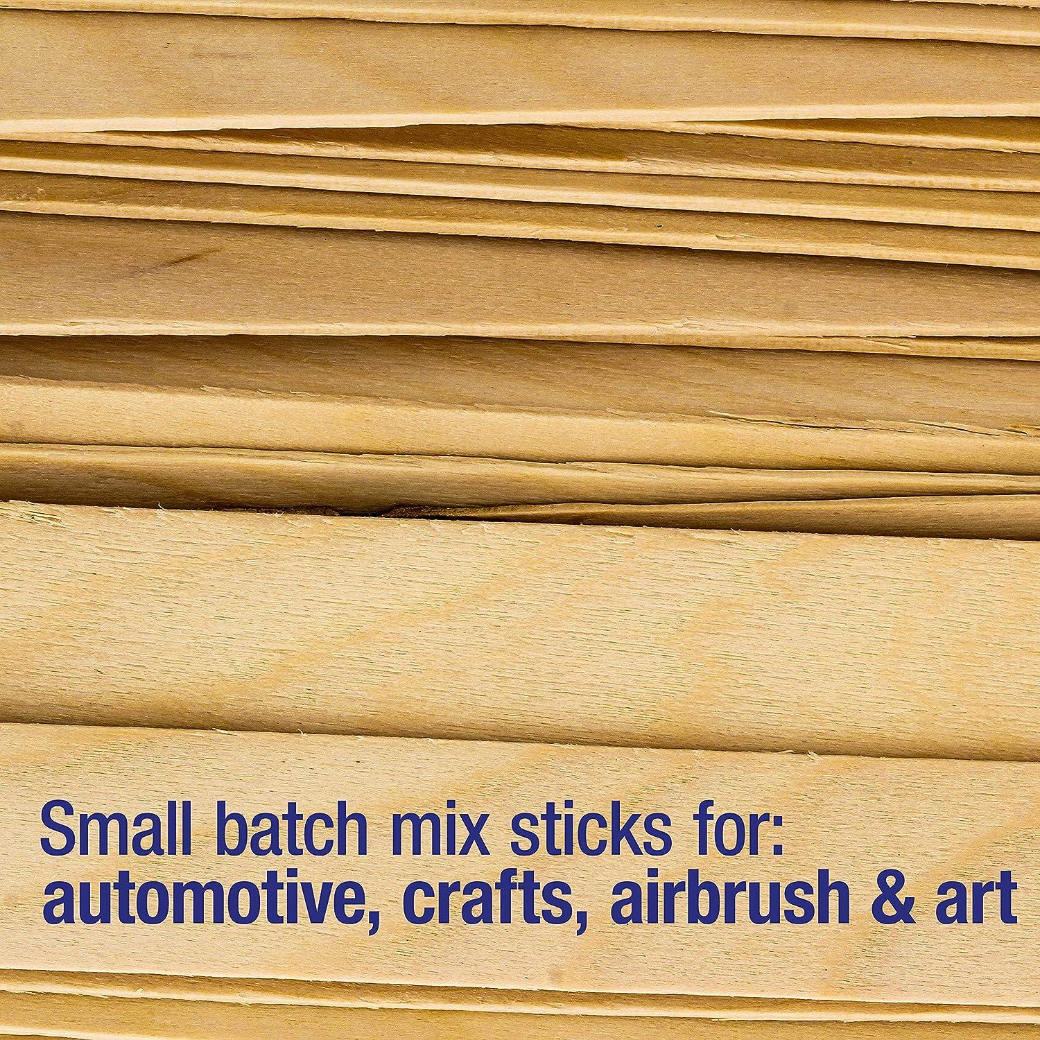 TCP Global Wood Paint Mixing Sticks - 50 Pack for Automotive, Crafts ...