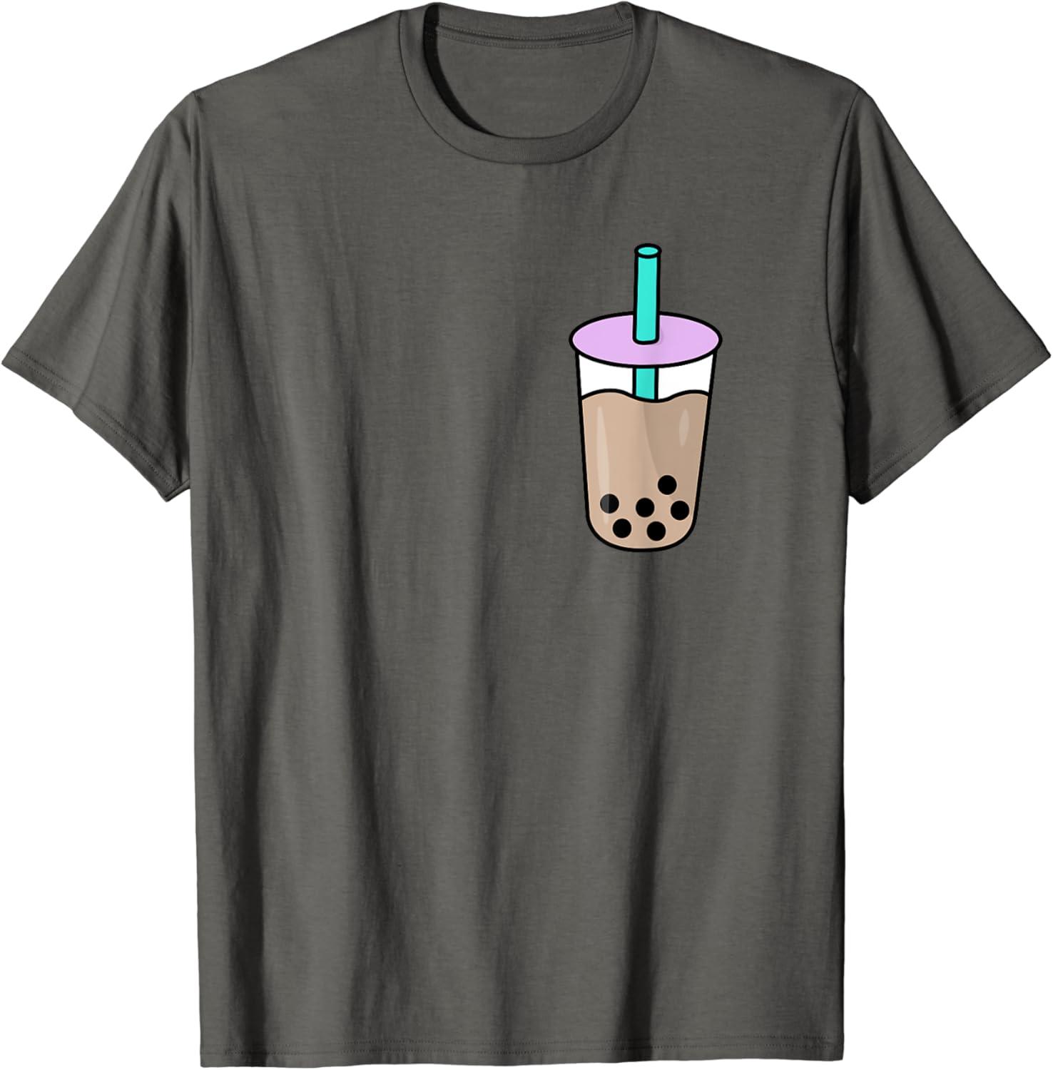 Kawaii Bubble Tea Cute Tapioca Pearls Boba Milk Tea T-Shirt | Buy Now ...