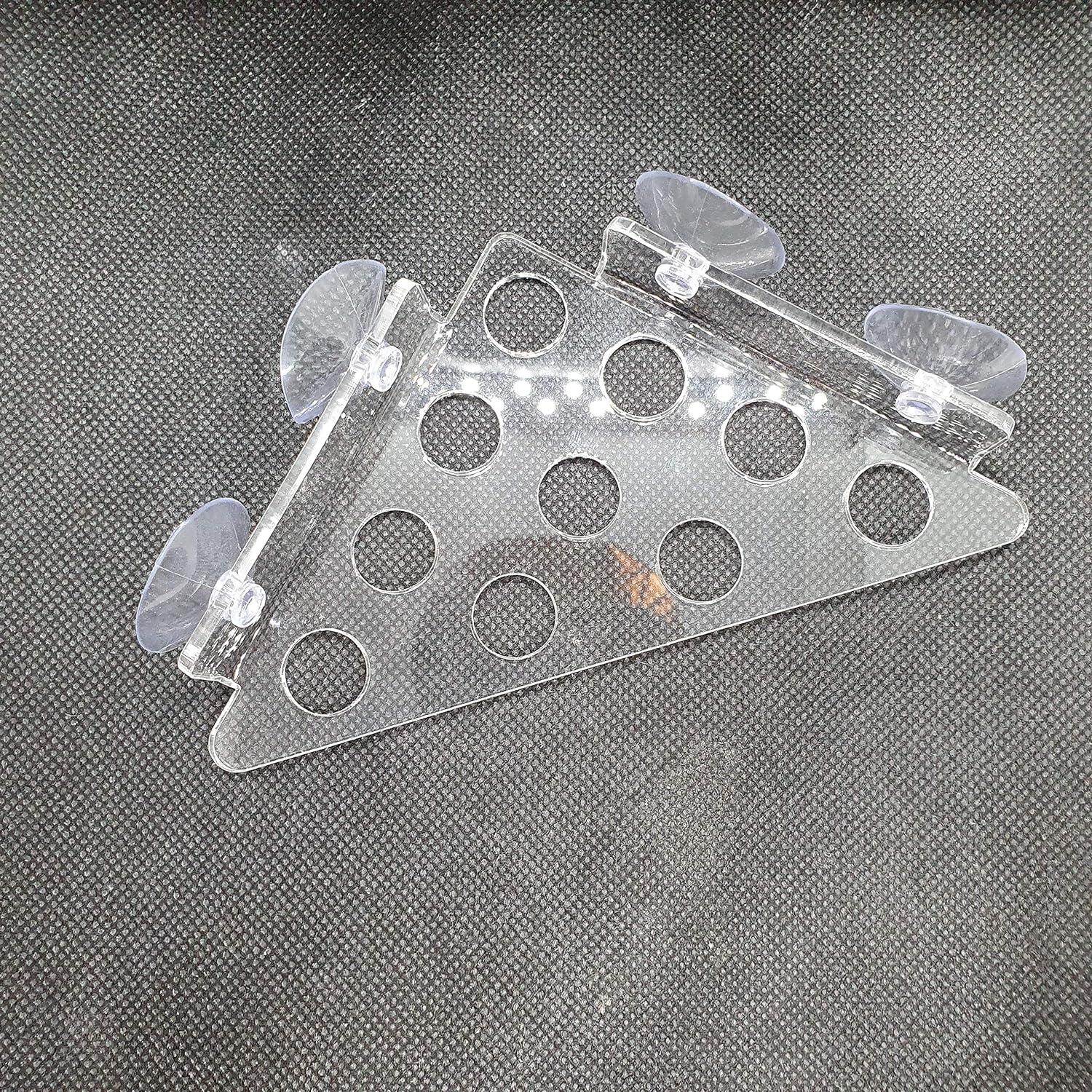 Coral Frag Rack ***NEW 10 HOLE ACRYLIC CORNER FRAG RACK*** zoa sps ...