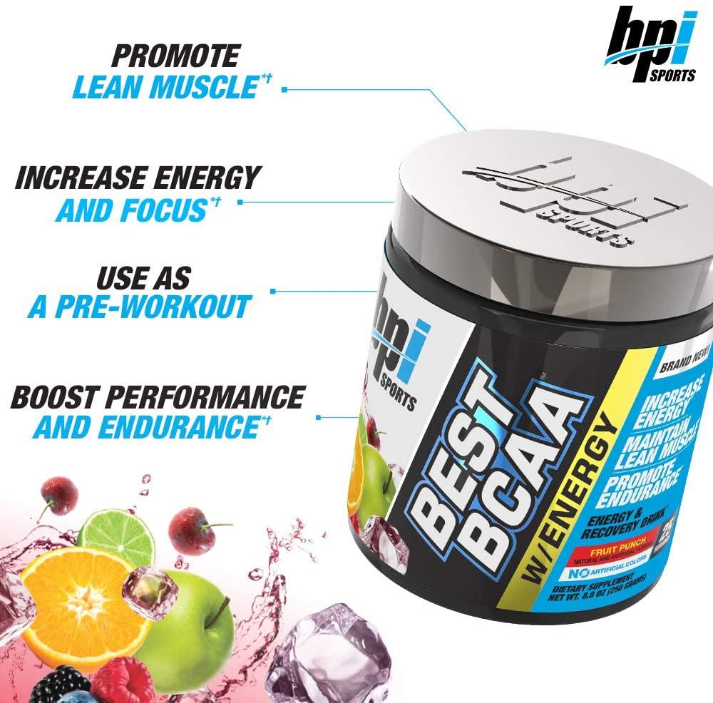 BPI Sports Best BCAA with Energy - Fruit Punch - 25 Servings | Buy Now ...