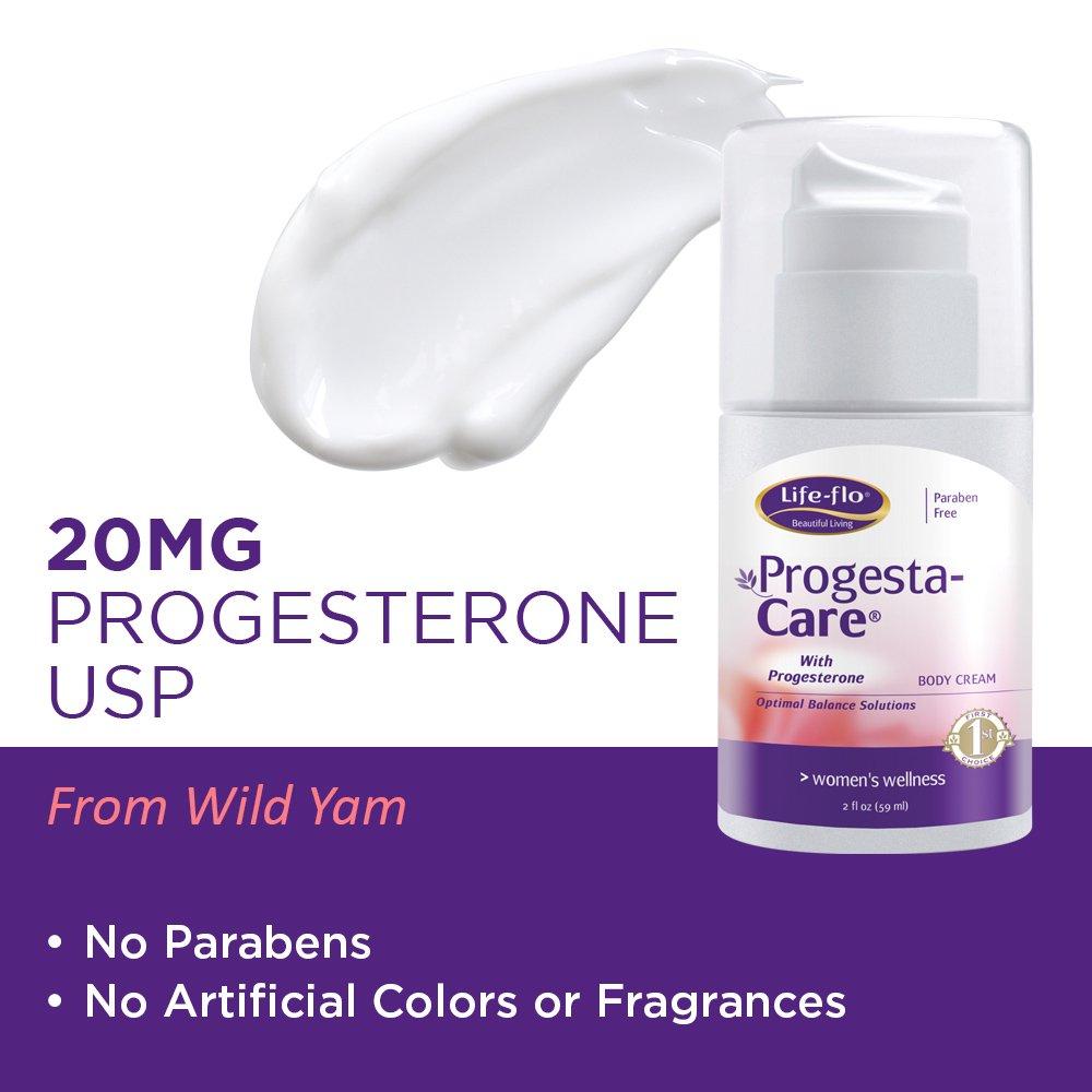 Life-flo Progesta-Care Body Cream 4 oz - Natural Hormone Support & Skin ...