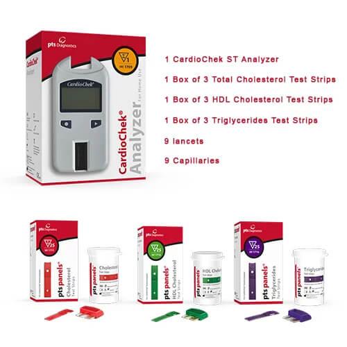 CardioChek Cholesterol Analyzer Starter Test Kit - Easy At-Home Testing
