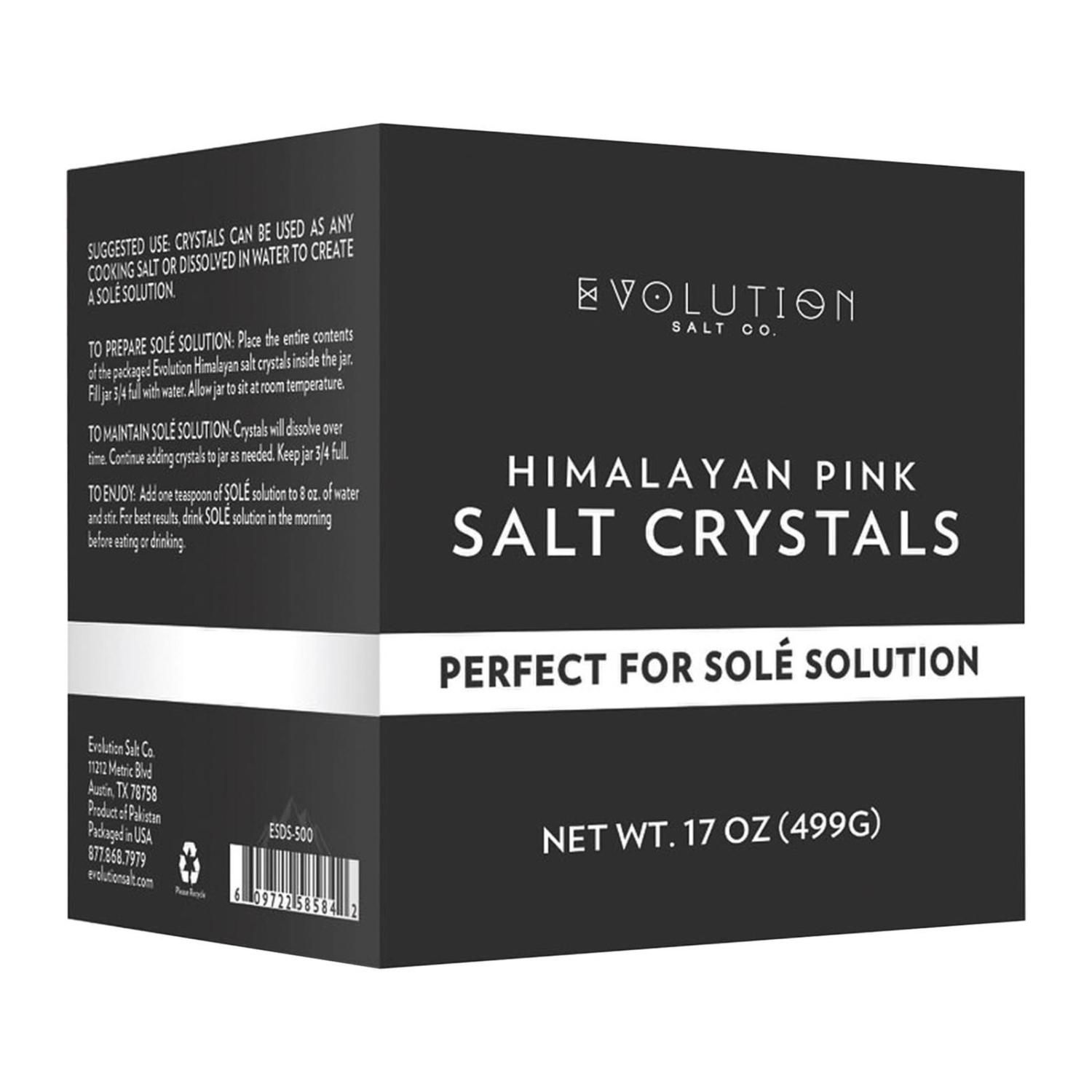 Evolution Salt Sole Crystals Refill - 17 oz | Natural Wellness & Health ...