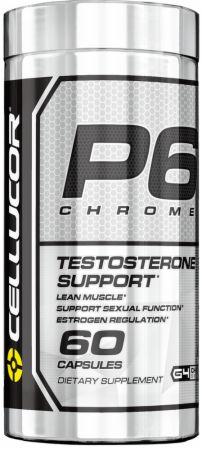 Cellucor P6 Chrome - Powerful Testosterone Booster | 60 Caps for ...