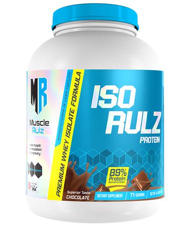 Muscle Rulz ISO Rulz Protein Powder - Chocolate Flavor - 4 Lbs | Best ...