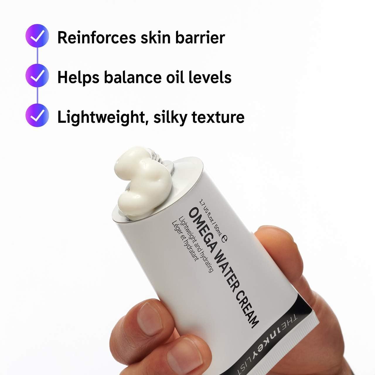 Shop The INKEY List Omega Water Cream Oil-Free Moisturizer ...