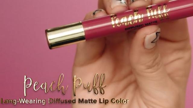 Shop Too Faced Peach Puff Long-Wearing Diffused Matte Lip Color - 0.07 ...