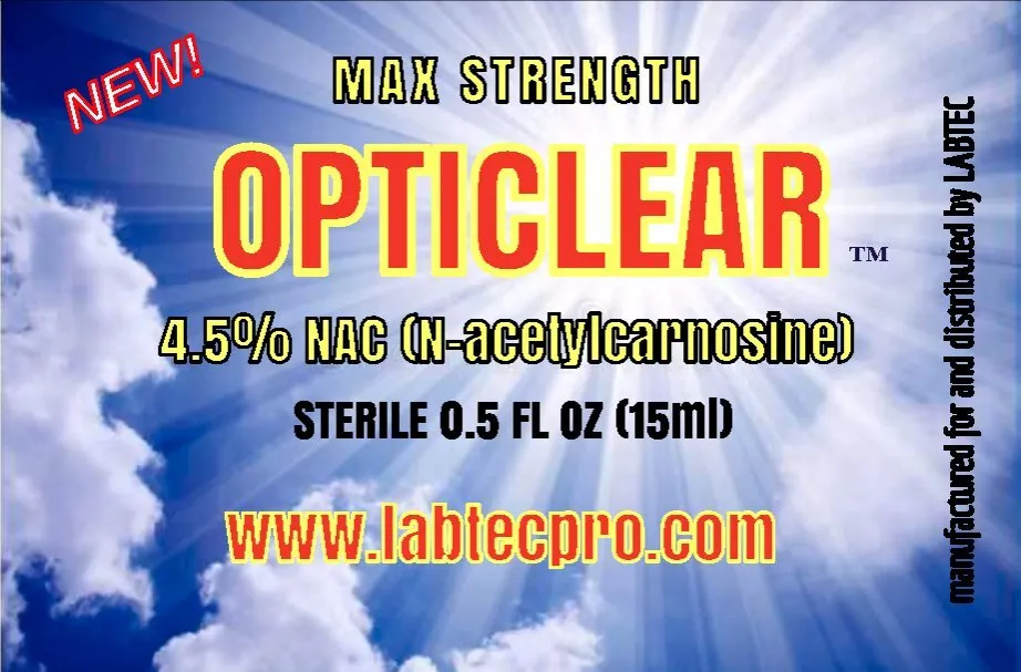 Opticlear Cataract Eye Drops 4.5% NAC - 15 Ml - 2 Pack | N ...